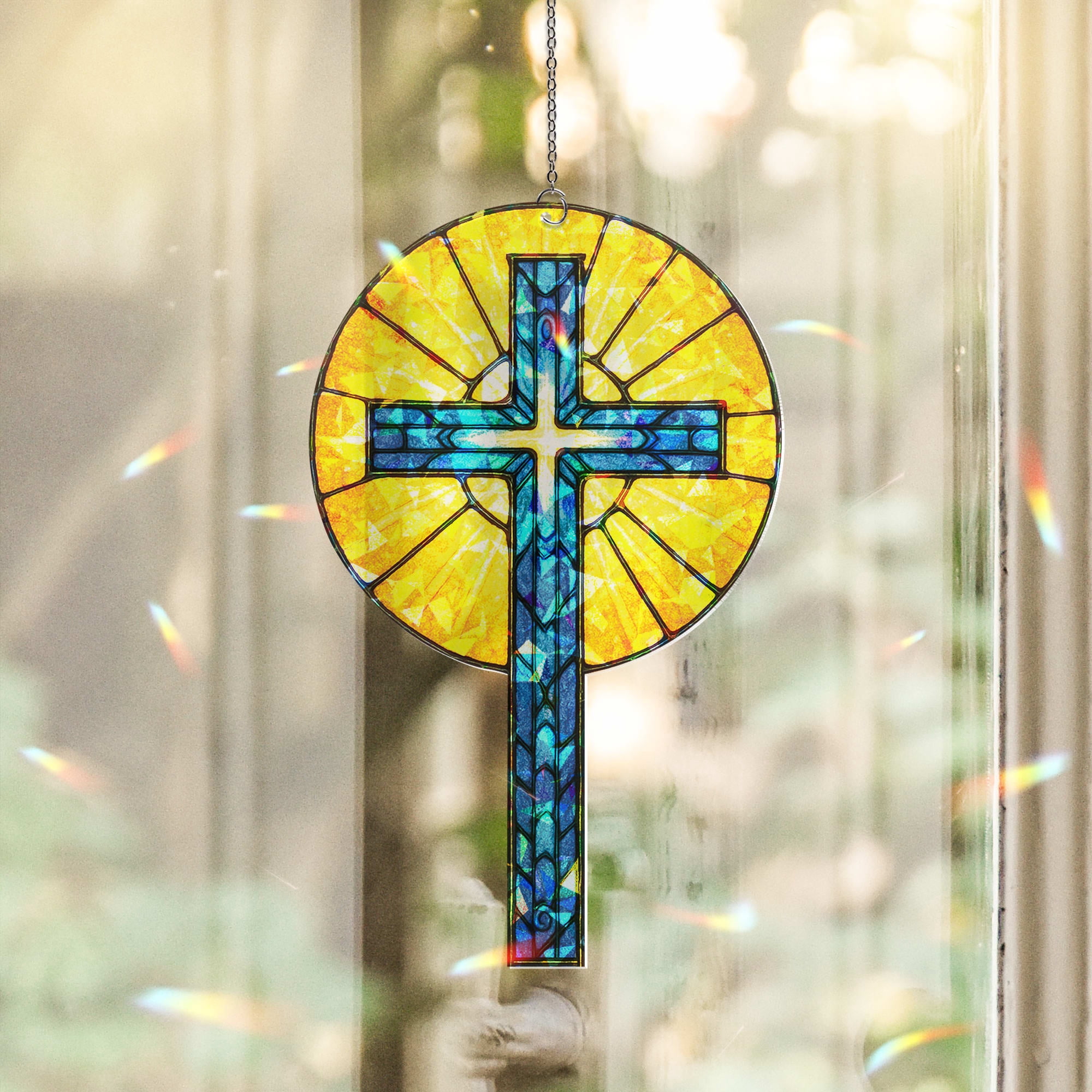Lotusprinthandmade Christian Faith-Based God Custom Shape Broken Glass ...