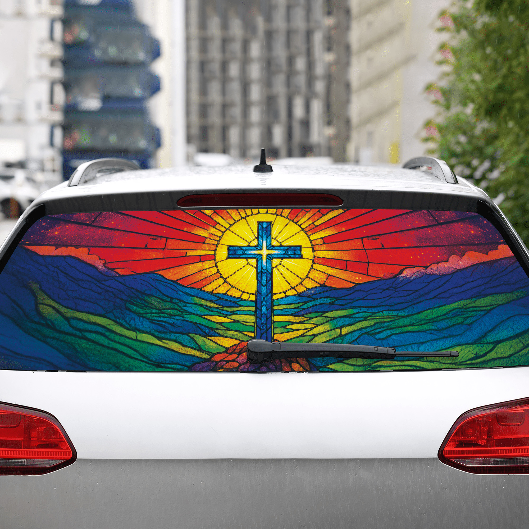 Lotusprinthandmade Christian Faith-Based God Rear Window Car Decal 3 ...