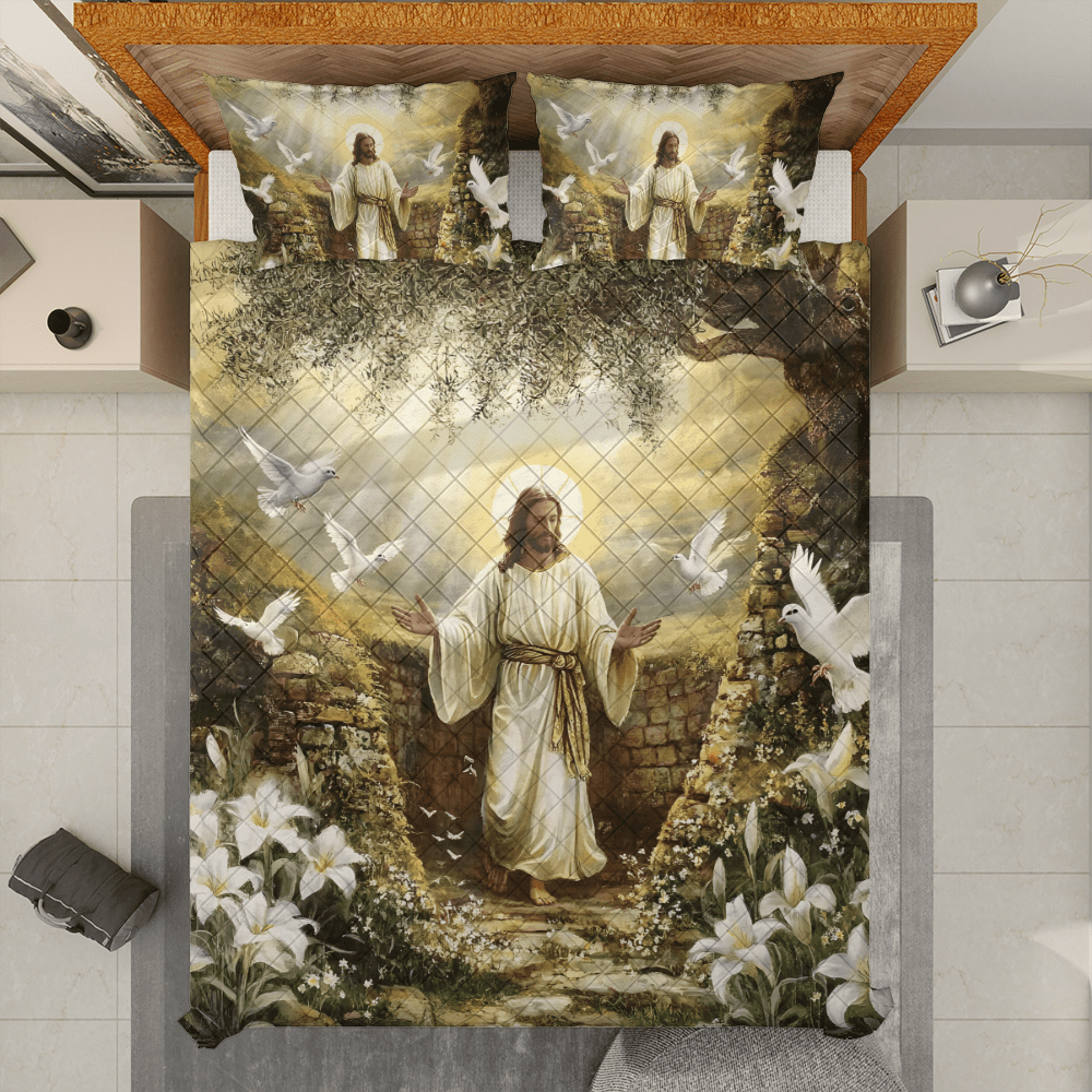 Lotusprinthandmade Christian Jesus Faith And Hope Quilt Bedding Set ...