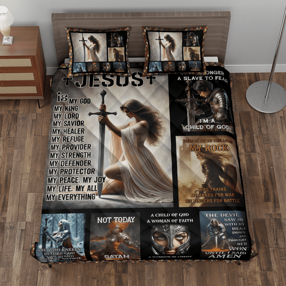 Lotusprinthandmade Christian Jesus A Woman Of Faith Quilt Bedding Set ...