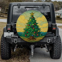 Lotusprinthandmade Beach Fun Tropical Spare Tire Cover With Backup ...