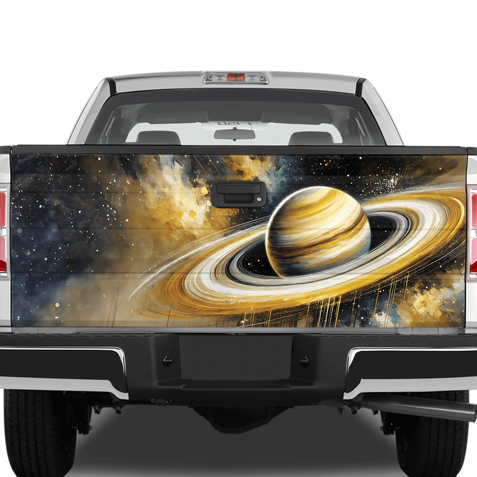Lotusprinthandmade Colorful Saturn Tailgate Wrap 2 Sizes (24"x58 ...