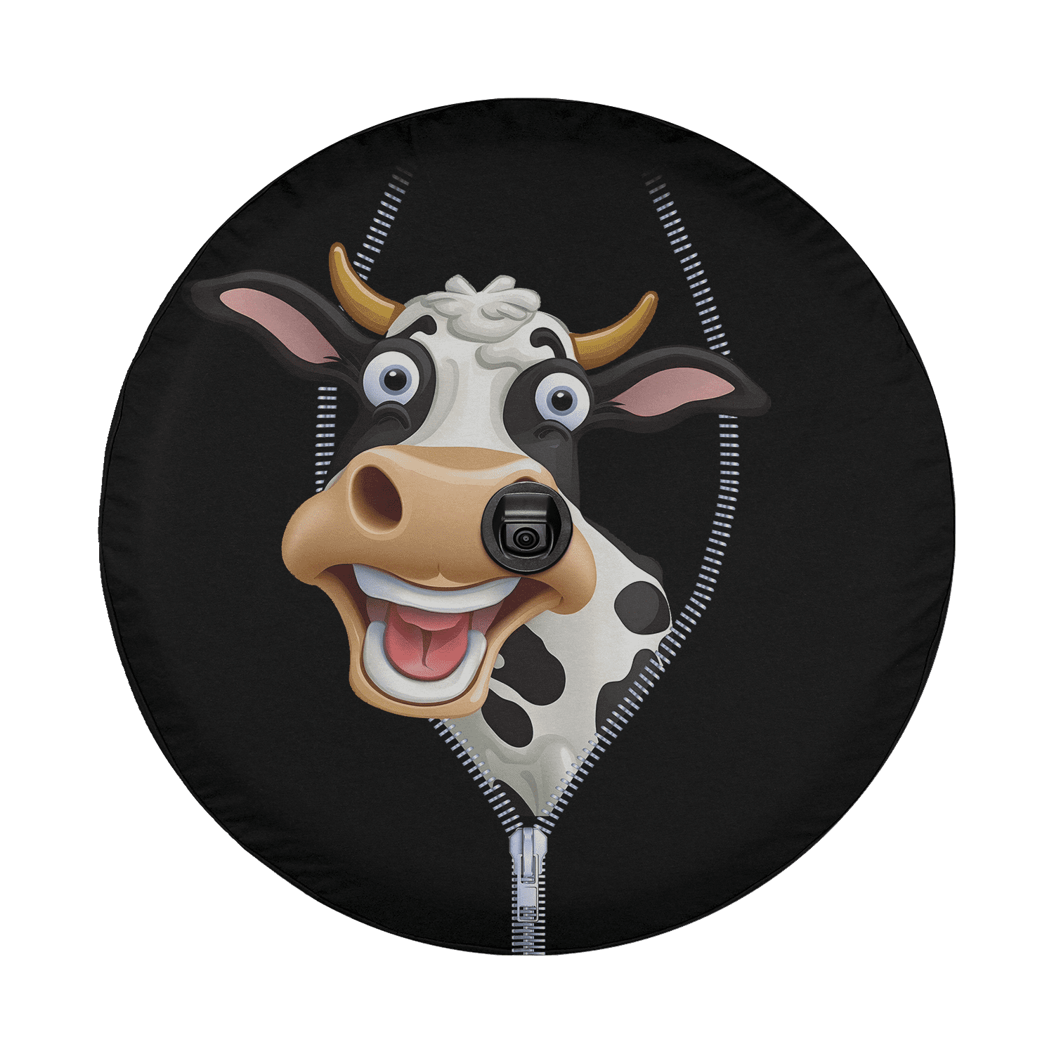 Lotusprinthandmade Cow Cute Animals Collection Zipper Pattern Spare ...