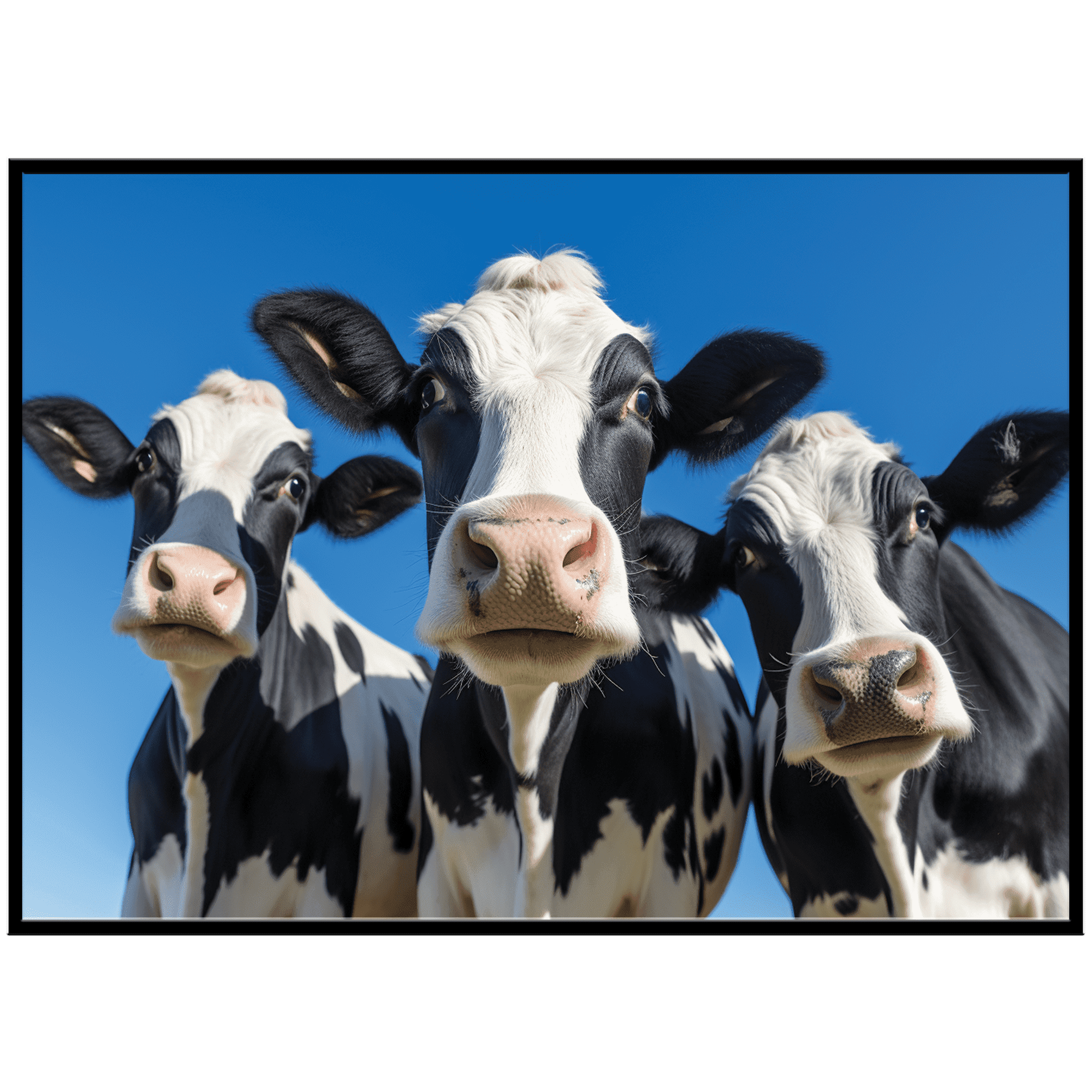 Lotusprinthandmade Cow Lovers Canvas 1.5in 12" x 8", Cow Canvas Art ...