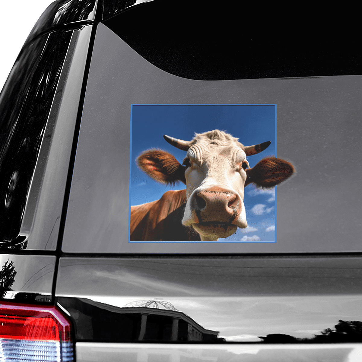 Lotusprinthandmade Cow Lovers Transparent Vinyl Decal 8x12 Inches, Cow ...