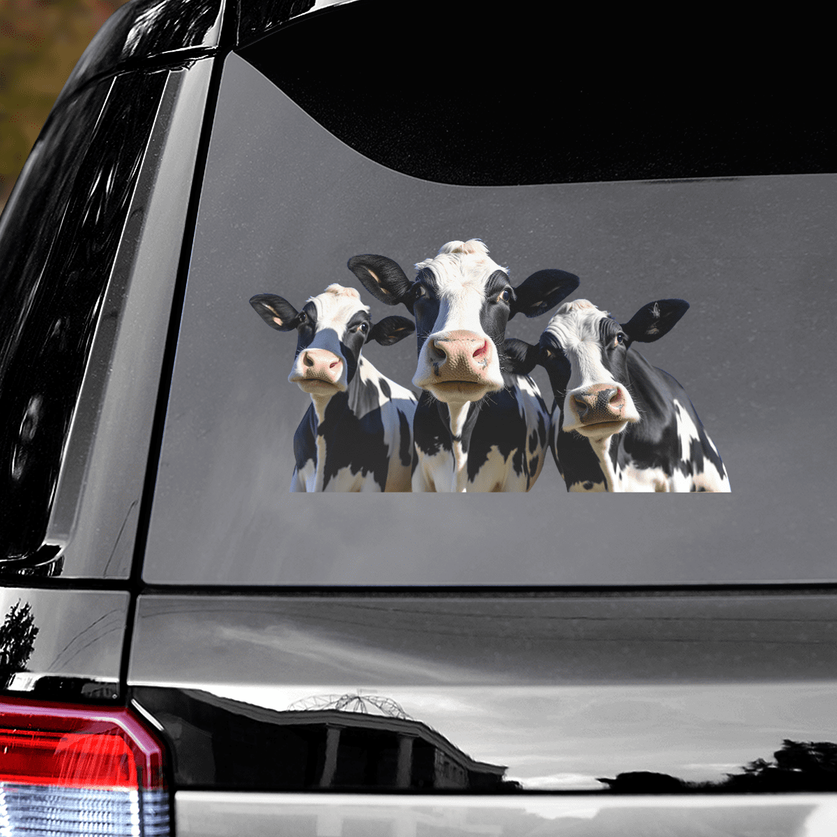 Lotusprinthandmade Cow Lovers Transparent Vinyl Decal 8x12 Inches, Cow ...