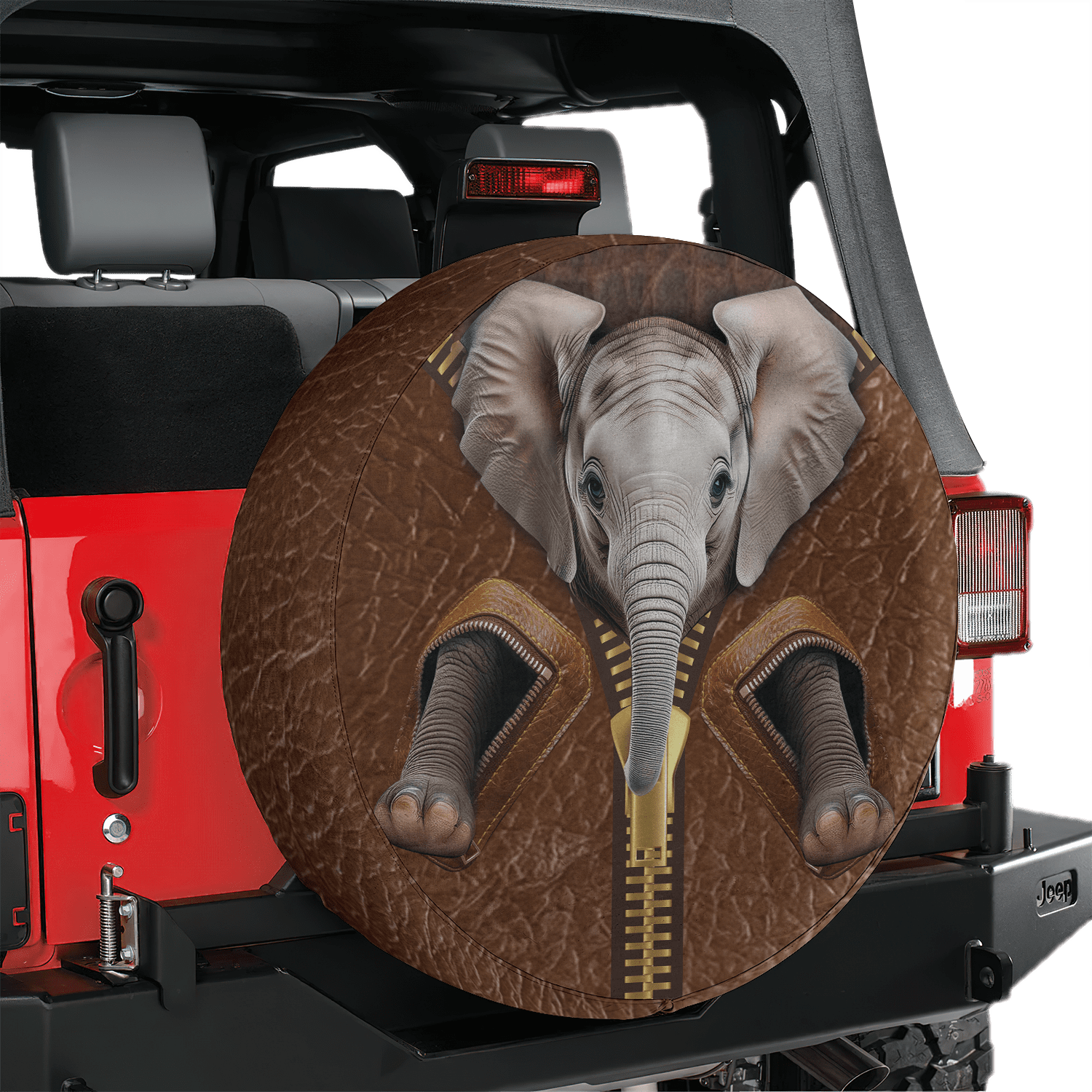 Lotusprinthandmade Cute Elephant Spare Tire Cover Without Backup Camera ...