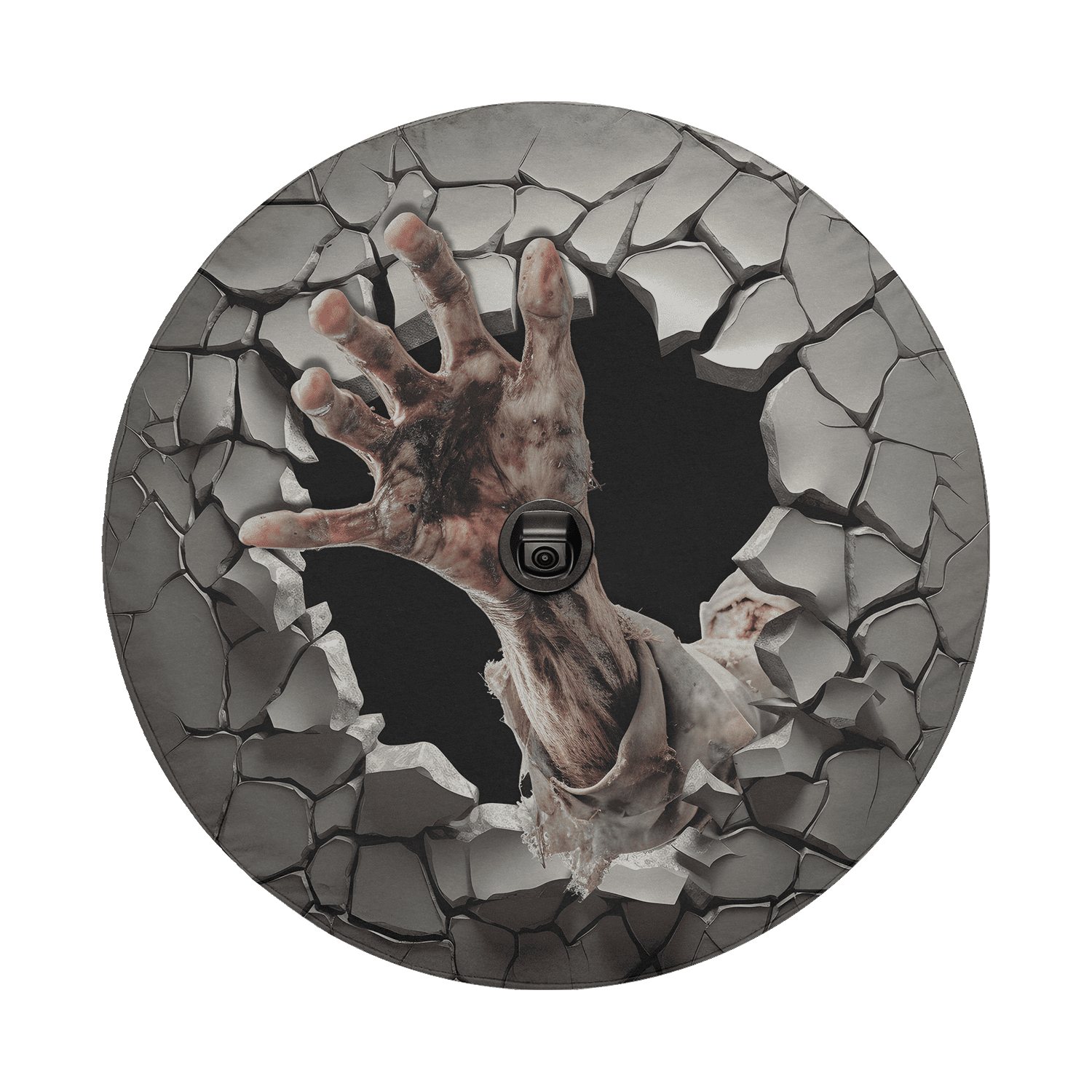 Lotusprinthandmade Dead Body Hand Spare Tire Cover With Backup Camera ...