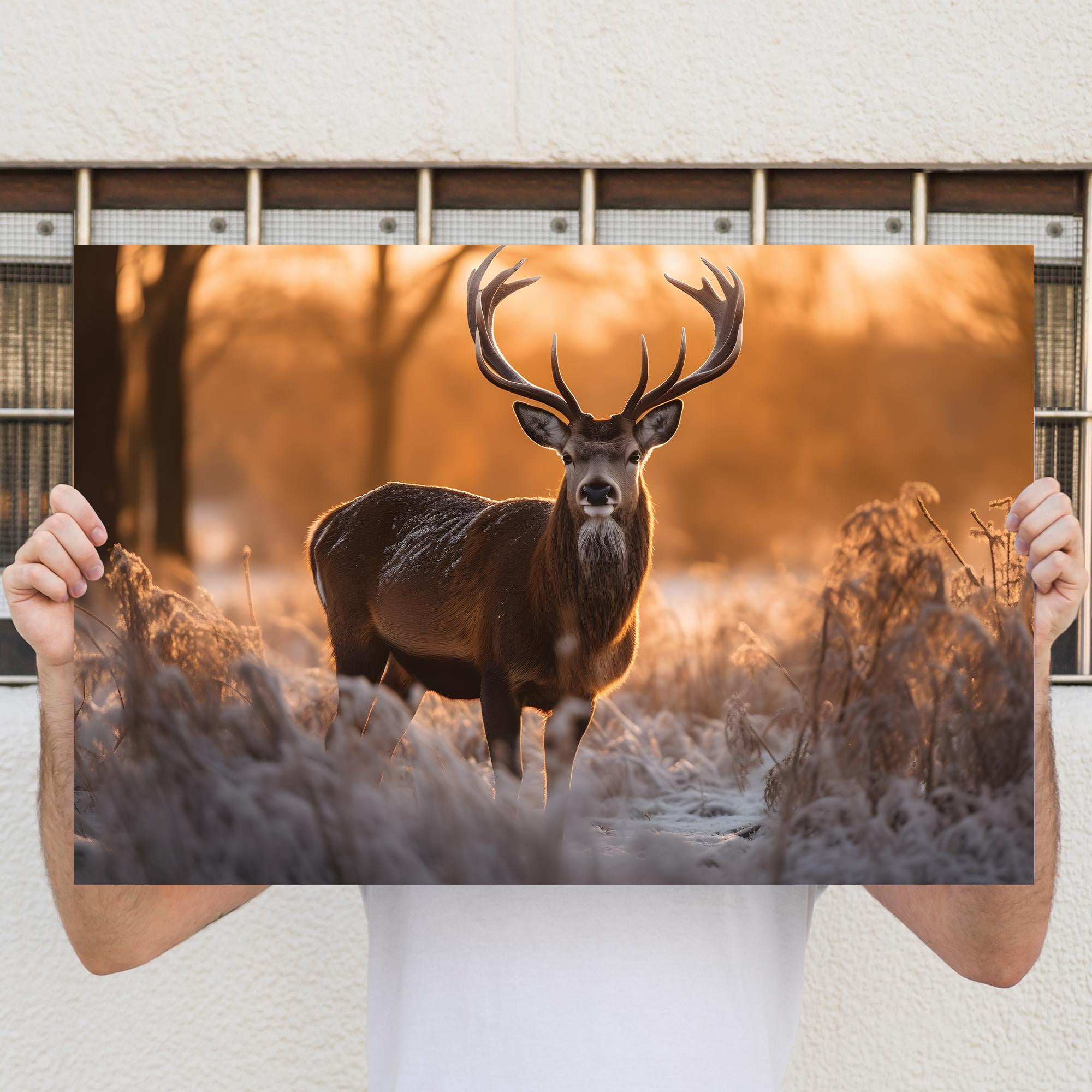 Lotusprinthandmade Deer Hunting Poster No Frame 12" x 18”, Deer Hunting ...