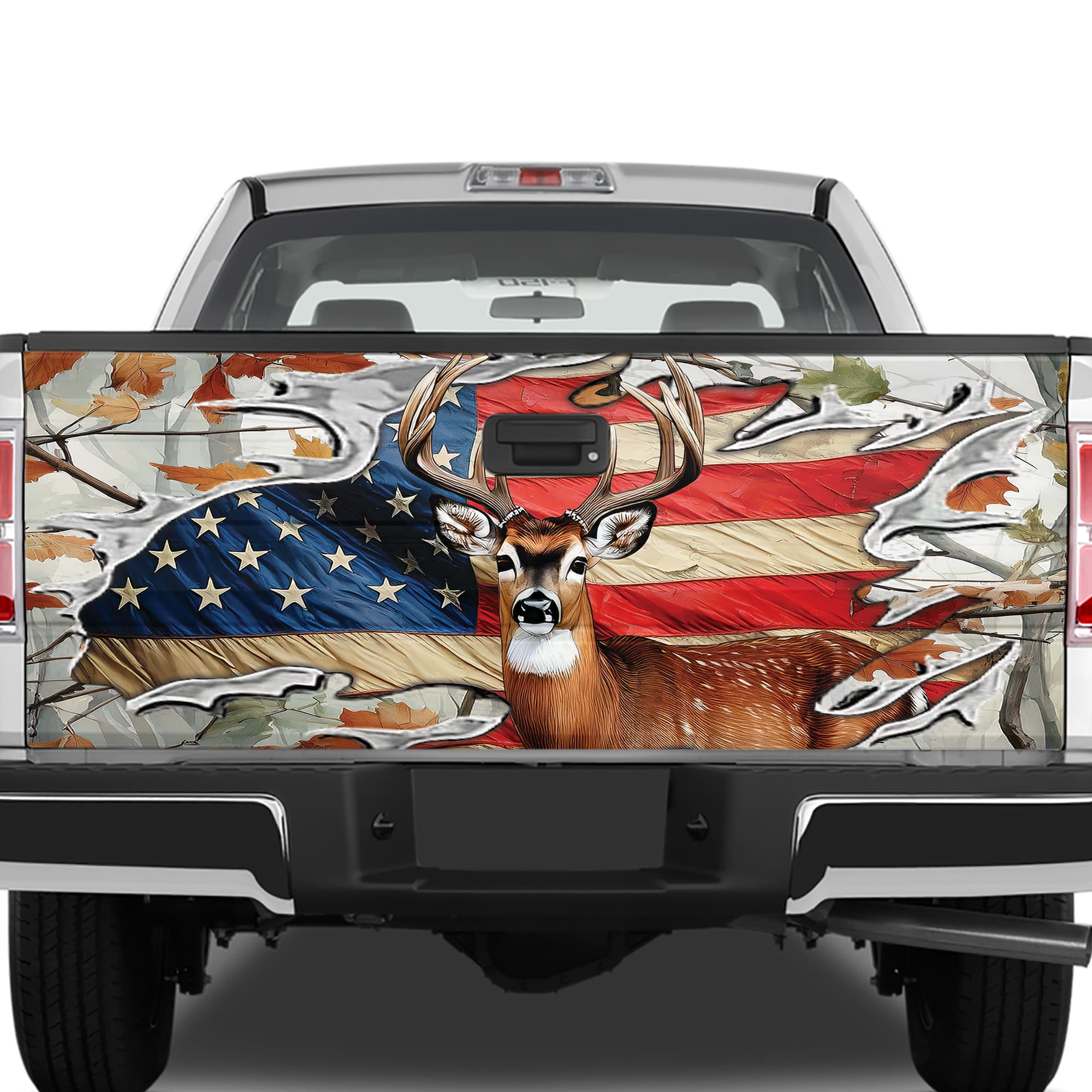 Lotusprinthandmade Deer Hunting Tailgate Wrap 2 Sizes (24"x58"), Deer ...