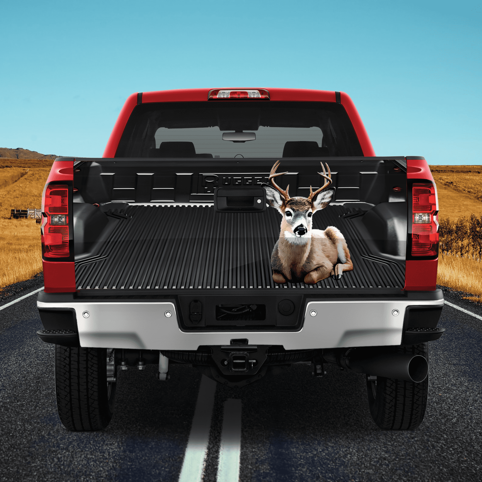 Lotusprinthandmade Deer Hunting Tailgate Wrap 26"x66", Deer Lovers ...