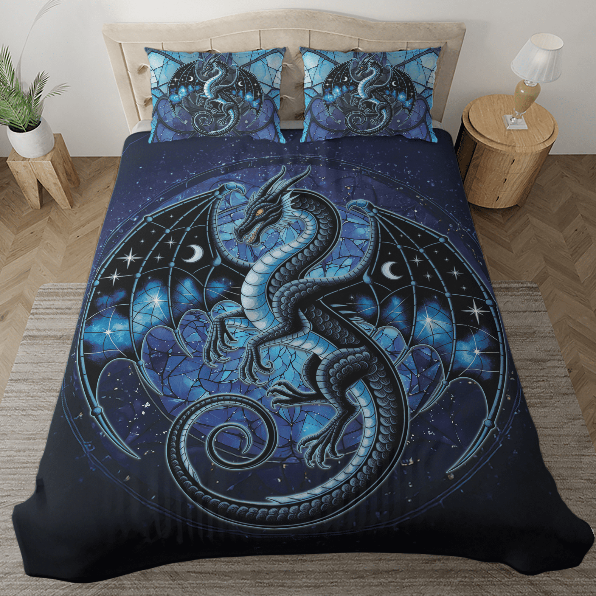 Lotusprinthandmade Dragon Lovers Bedding Set (Made in Vietnam) (60x80 ...