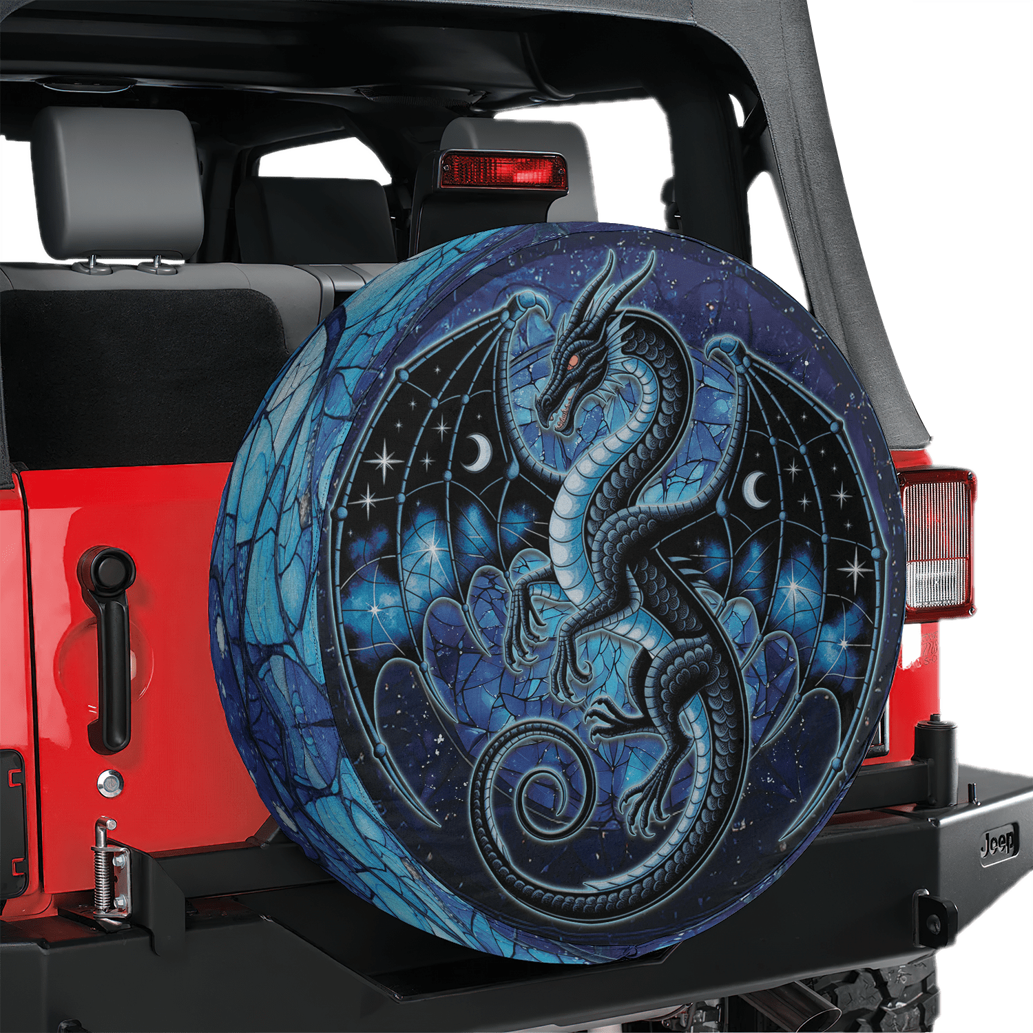 Lotusprinthandmade Dragon Lovers Spare Tire Cover Without Backup Camera ...