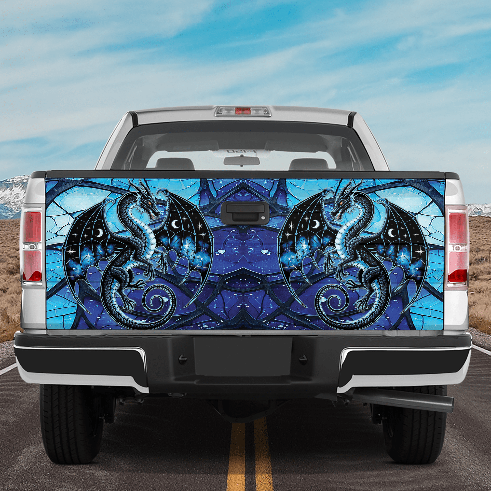 Lotusprinthandmade Dragon Lovers Tailgate Wrap 2 Sizes (24"x58 ...