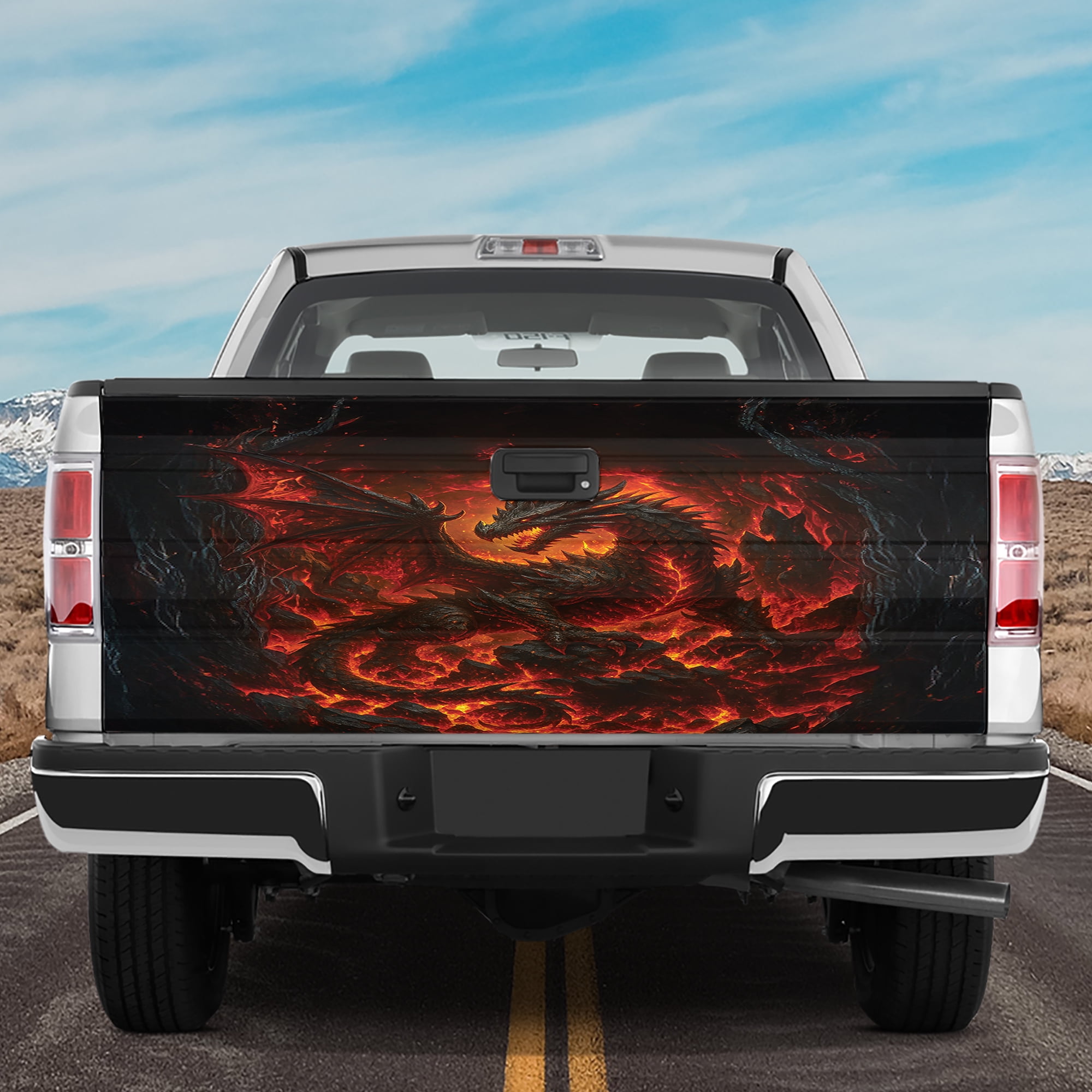 Lotusprinthandmade Dragon Lovers Tailgate Wrap 2 Sizes (24"x58 ...