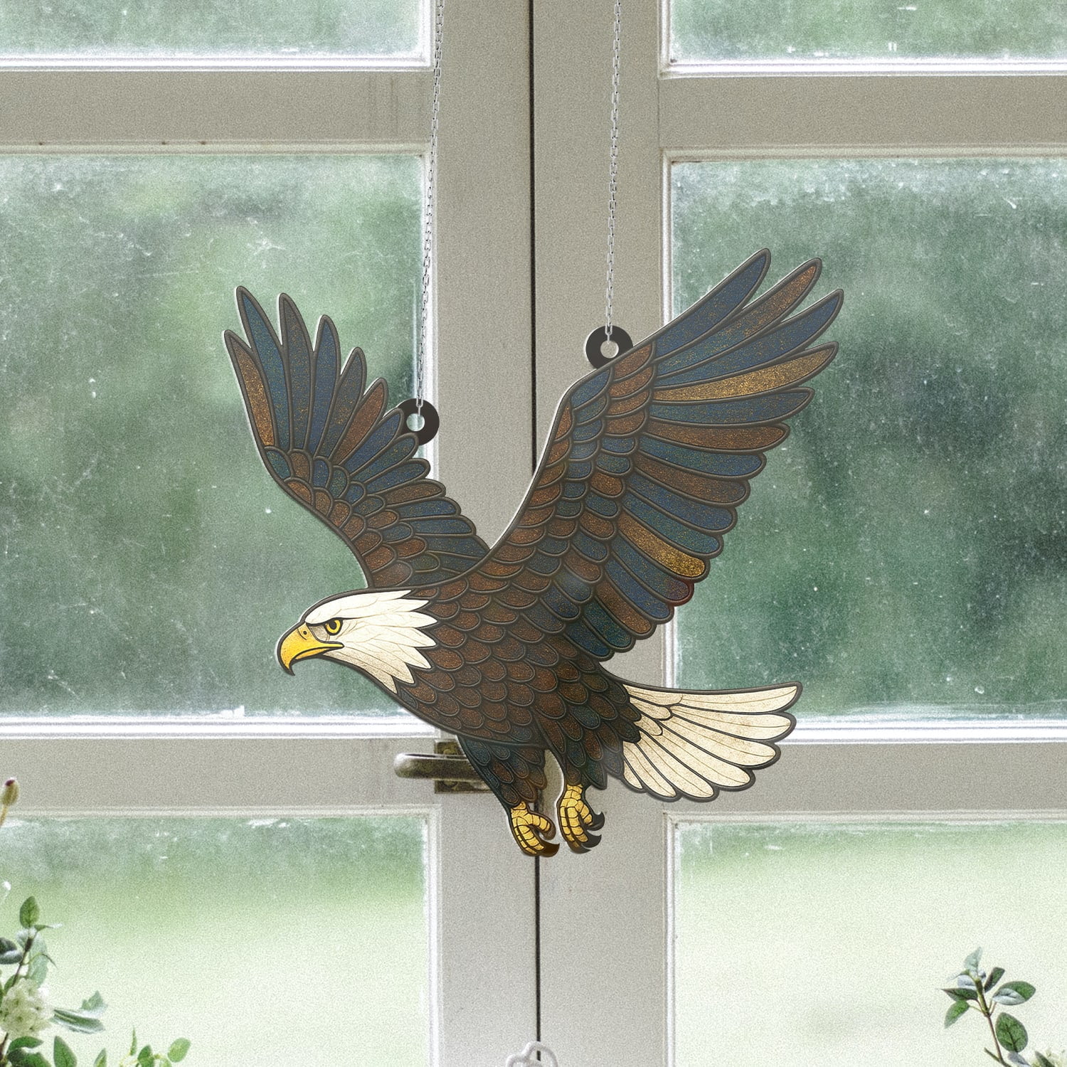 Lotusprinthandmade Eagle Custom Shape Window Hanging Acrylic Ornament ...