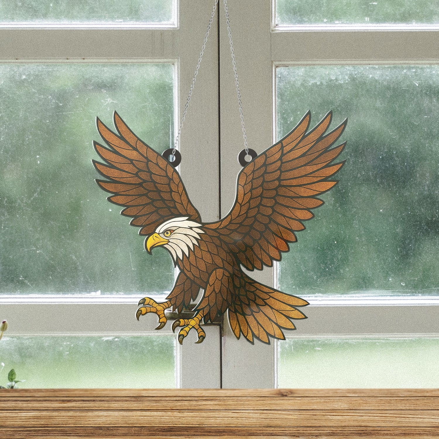 Lotusprinthandmade Eagle Custom Shape Window Hanging Acrylic Ornament ...