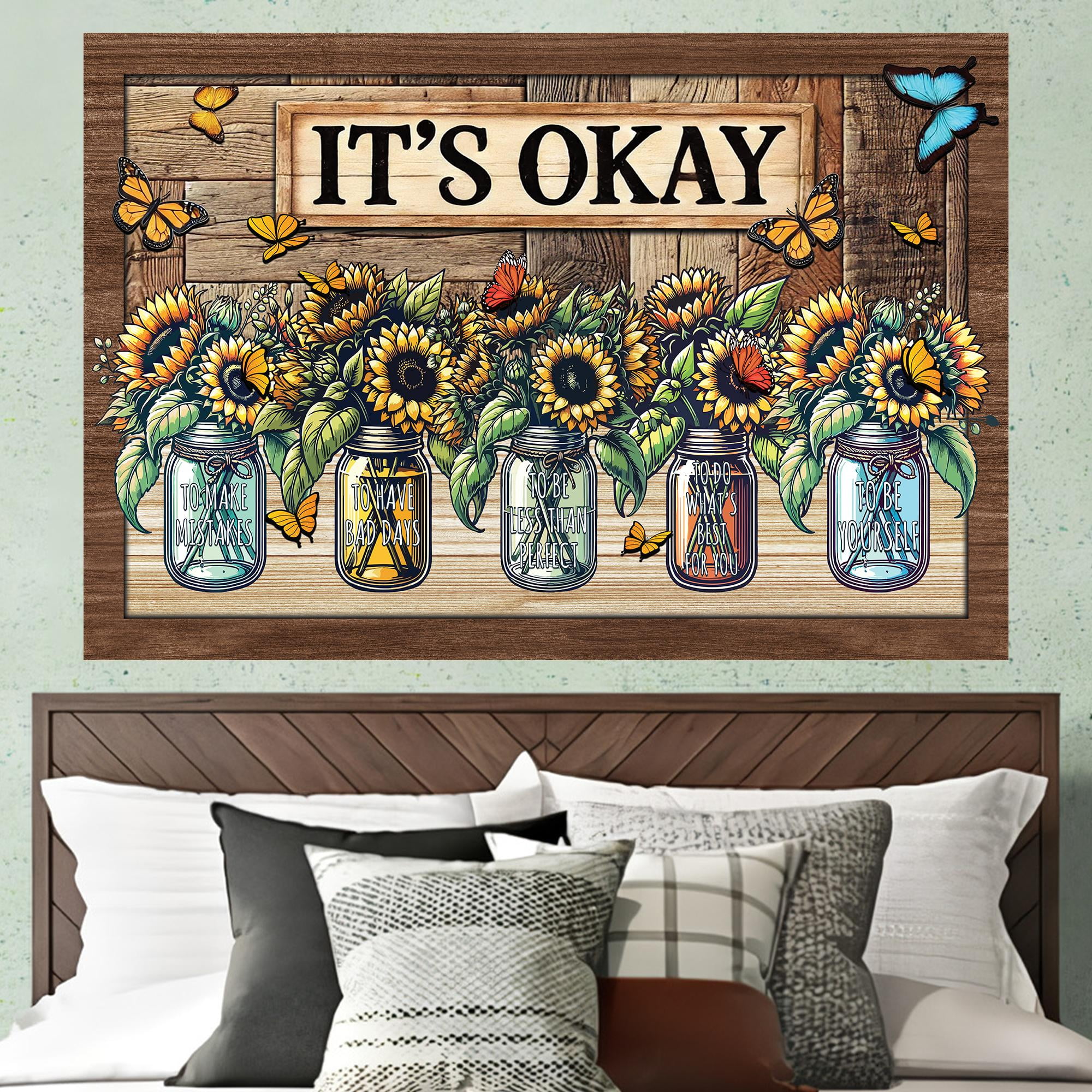 Lotusprinthandmade Flower Vases Inspirational Quote Poster 24" x 36 ...