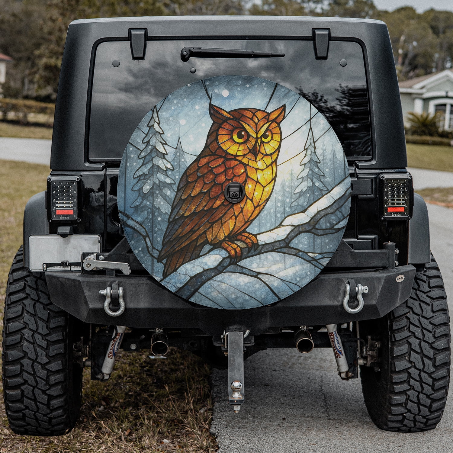35 Spare Tire Cover With Camera Hole