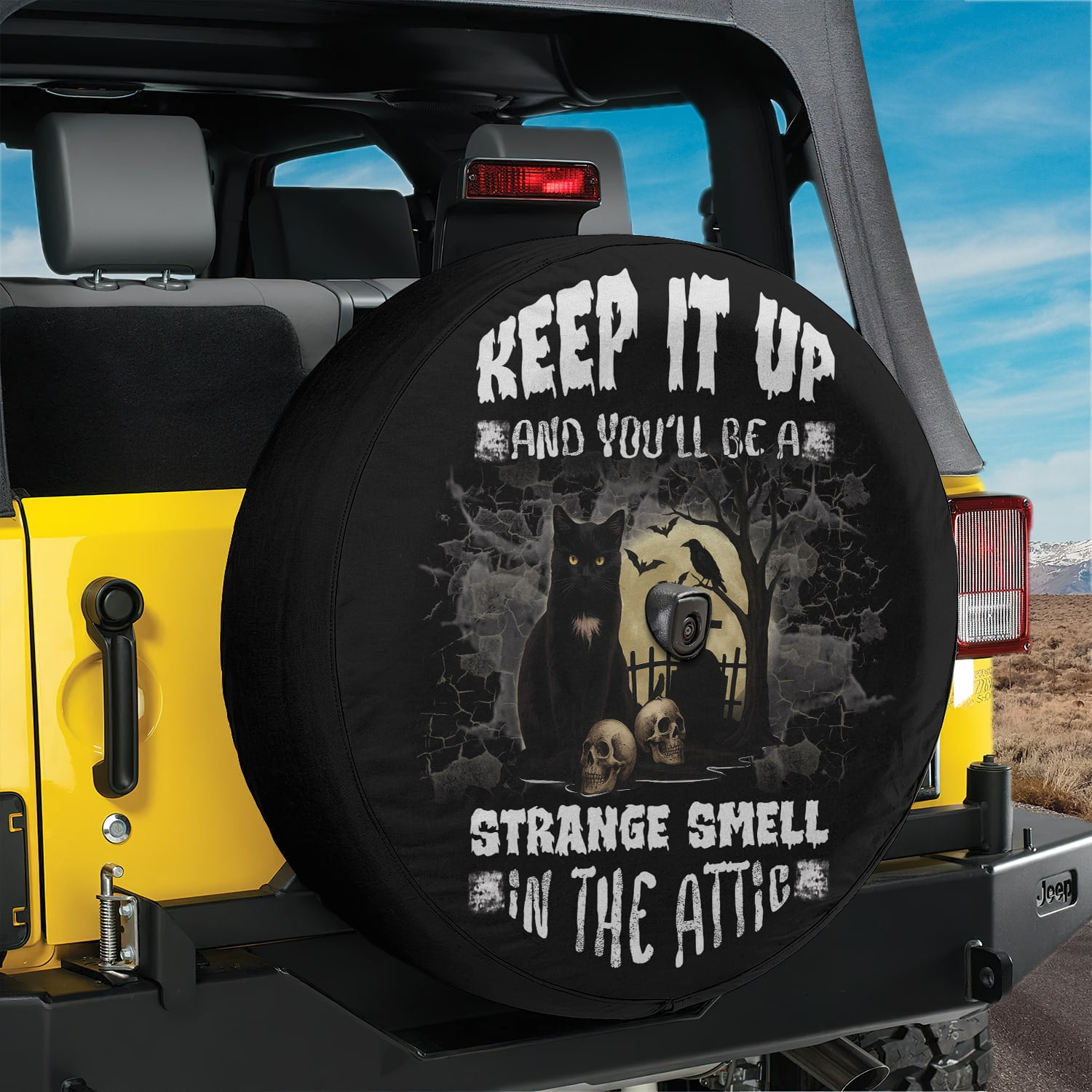 Lotusprinthandmade Funny Halloween Cat Skull You'll Be A Strange Smell ...