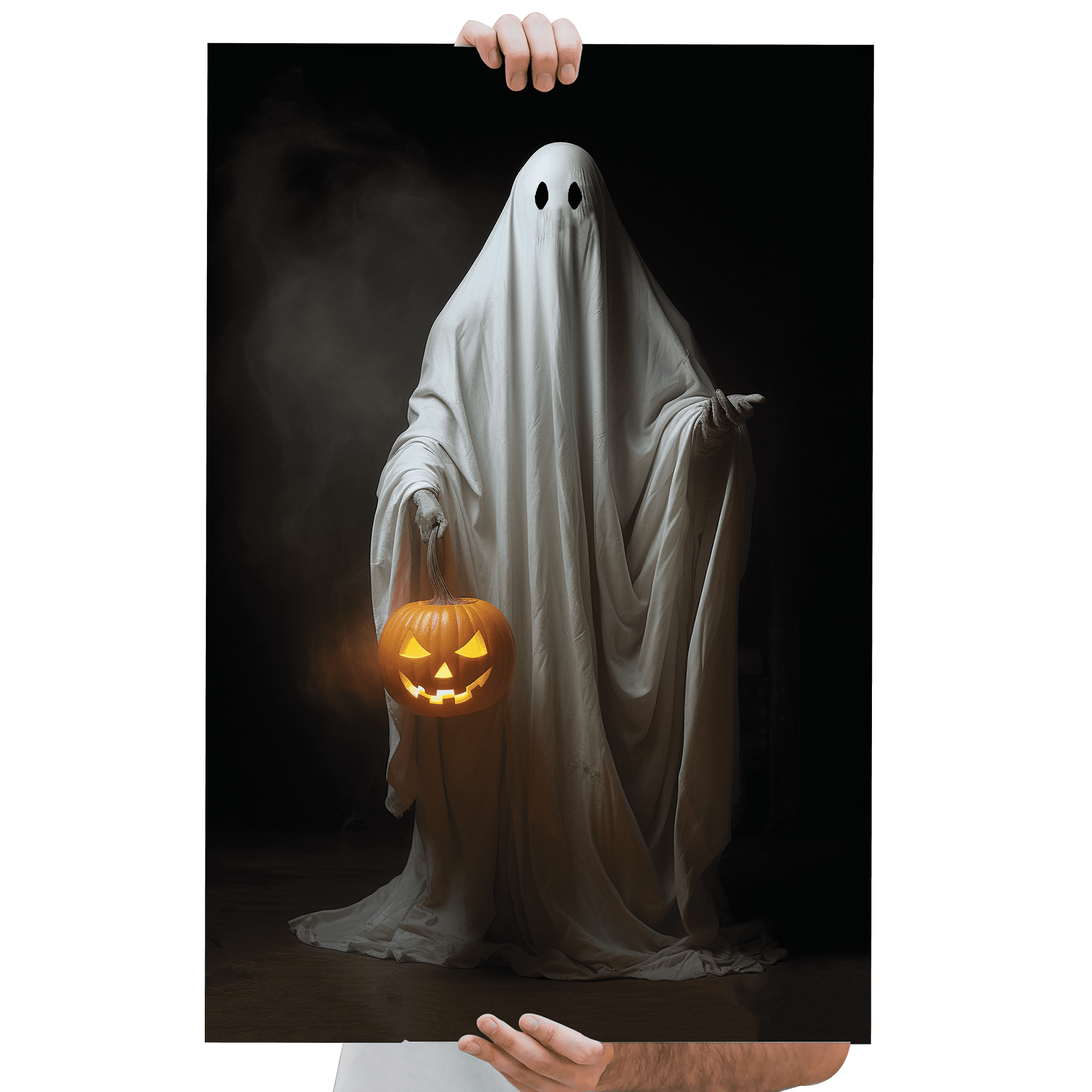 Lotusprinthandmade Ghost Vintage Art Halloween Gifts Poster 12" x 18 ...