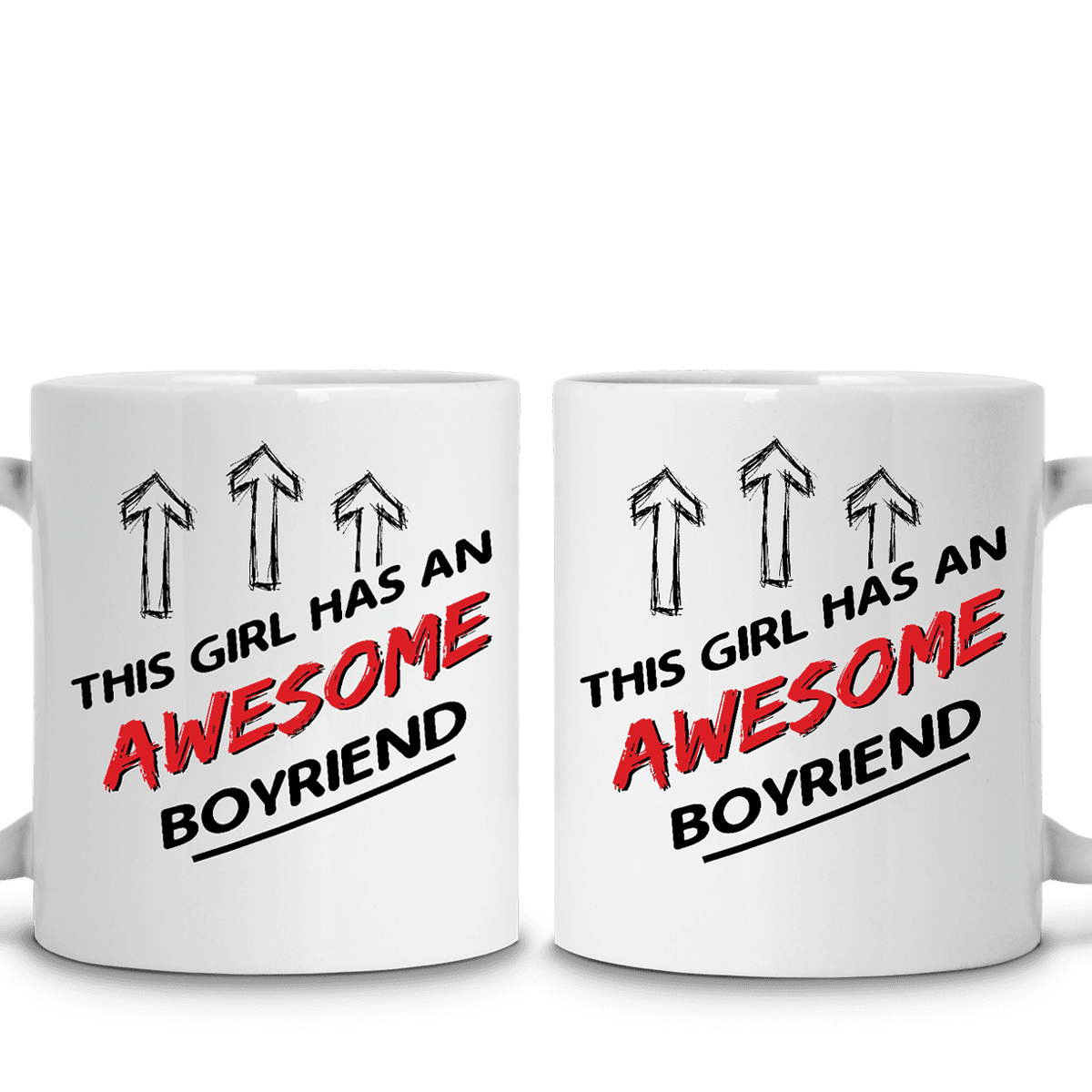 Lotusprinthandmade Girlfriend Mug This Girl Has An Awesome Boyfriend ...