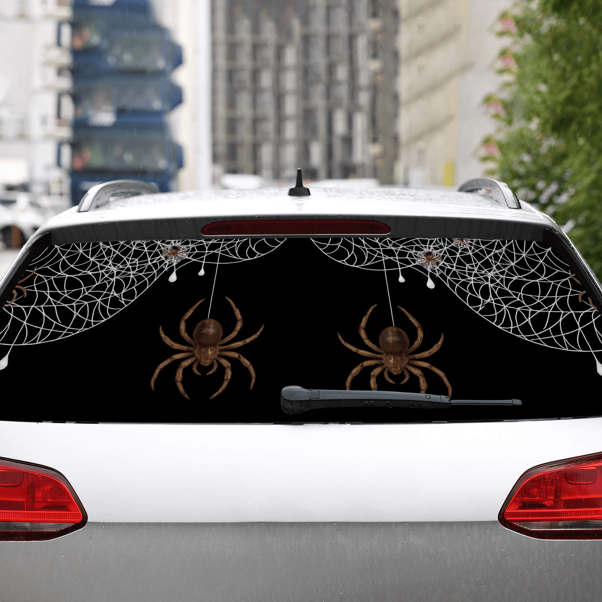 Lotusprinthandmade Halloween Spider Rear Window Car Decal 3 Sizes ...