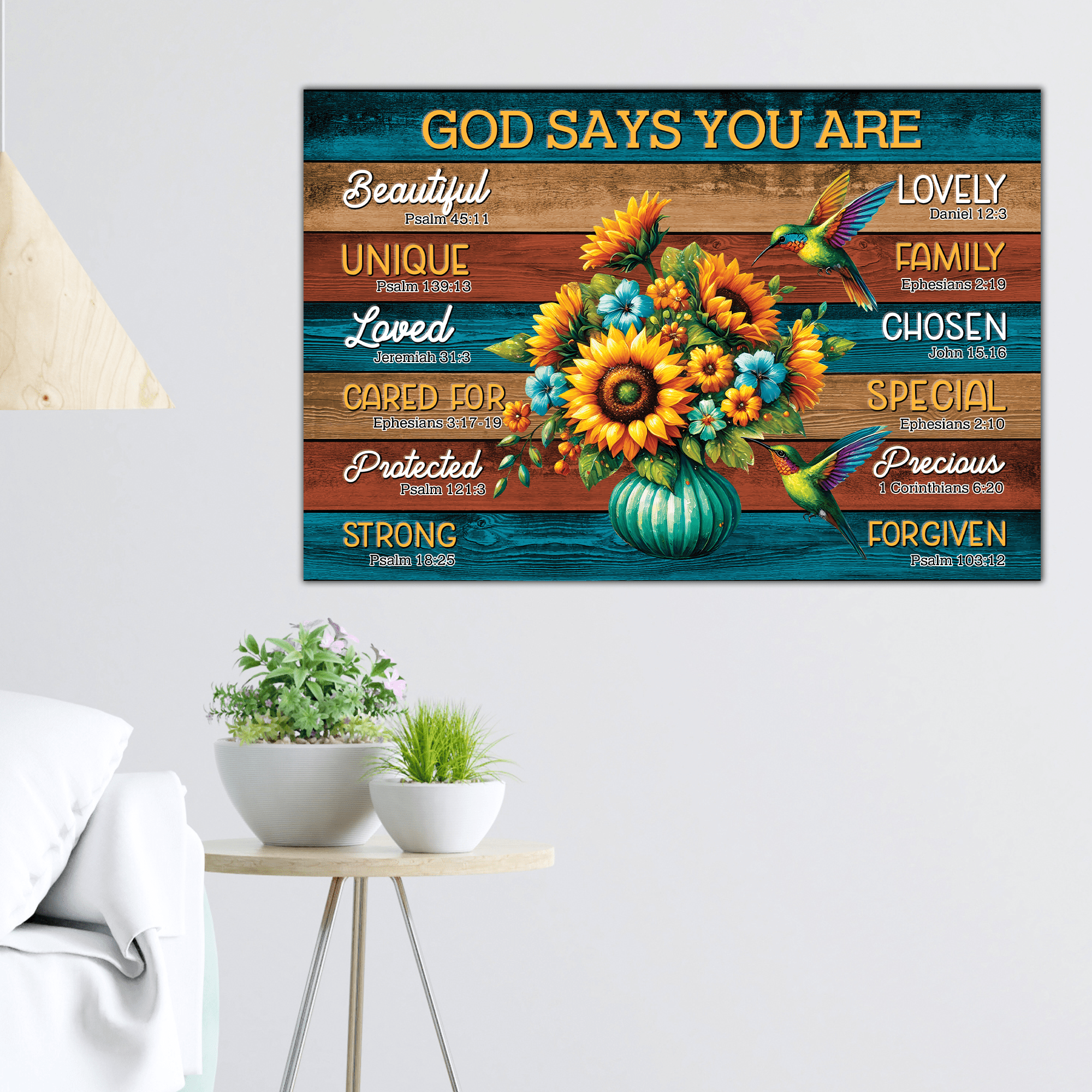 Lotusprinthandmade Inspirational Quotes God Says You Are Beautiful ...
