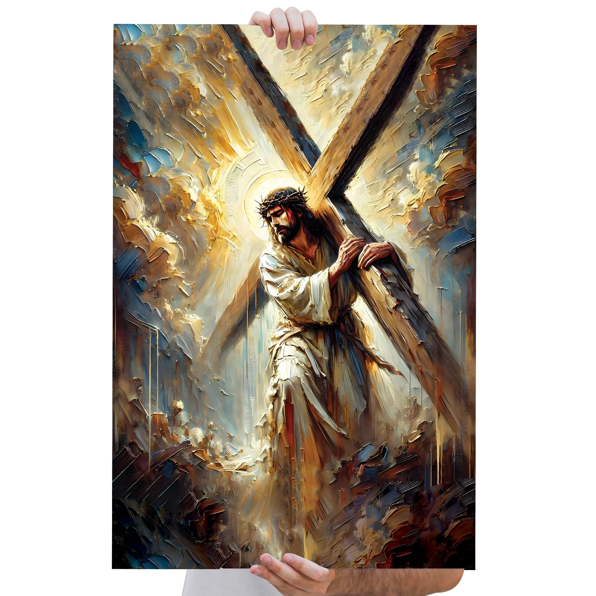 Lotusprinthandmade Jesus Christian Poster 12" x 18”, jesus christian ...