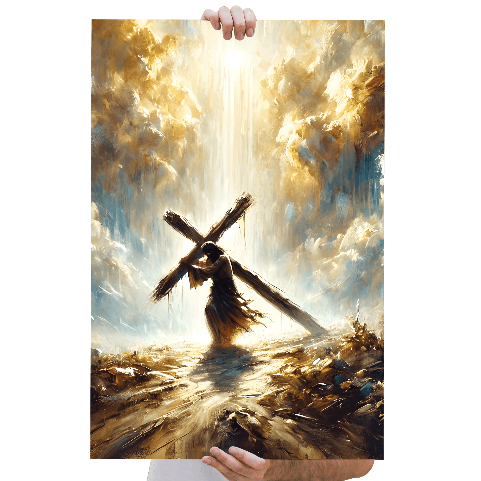 Lotusprinthandmade Jesus Christian Poster 16" x 16", jesus christian ...