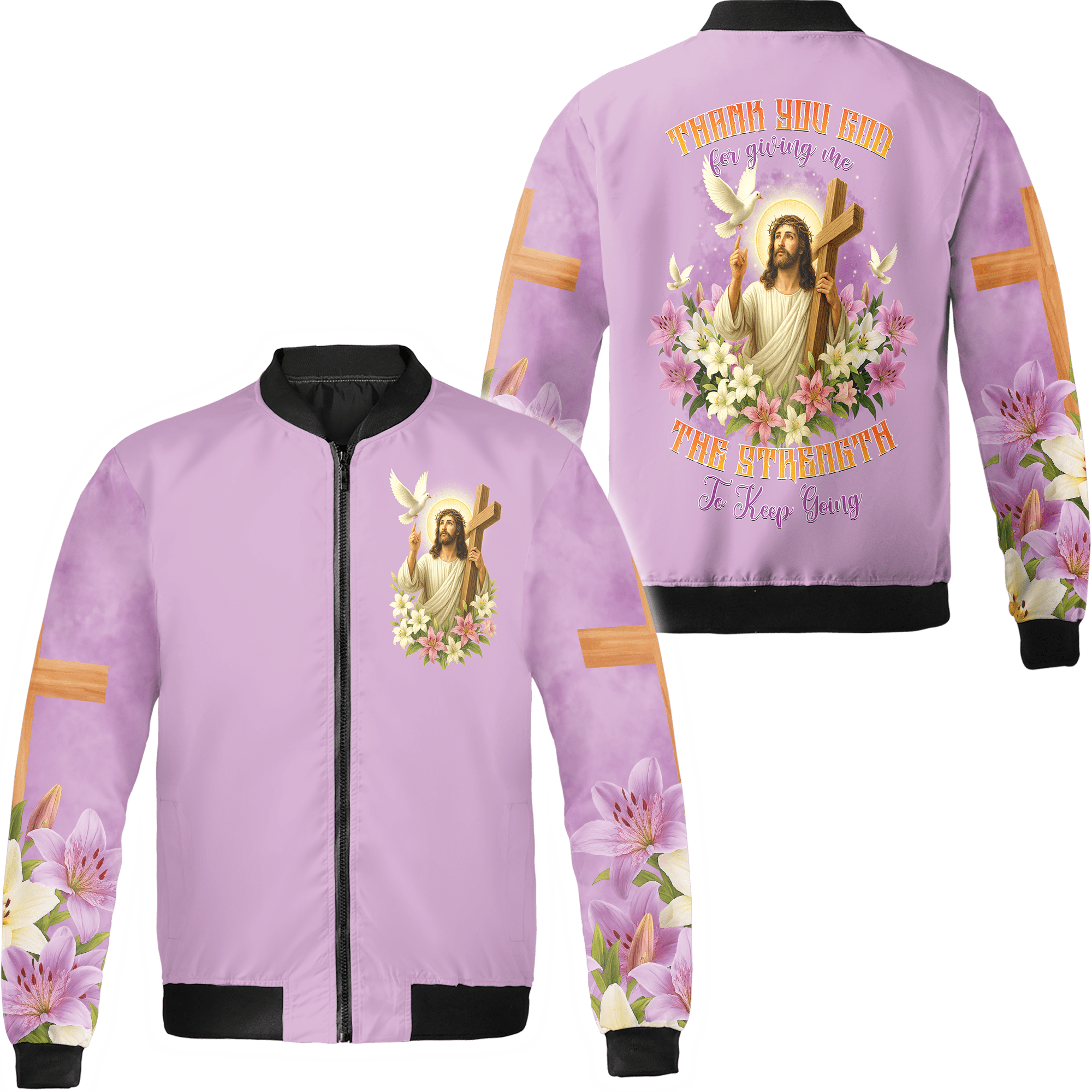 Lotusprinthandmade Jesus God All-over Print Bomber Jacket S-5XL ...