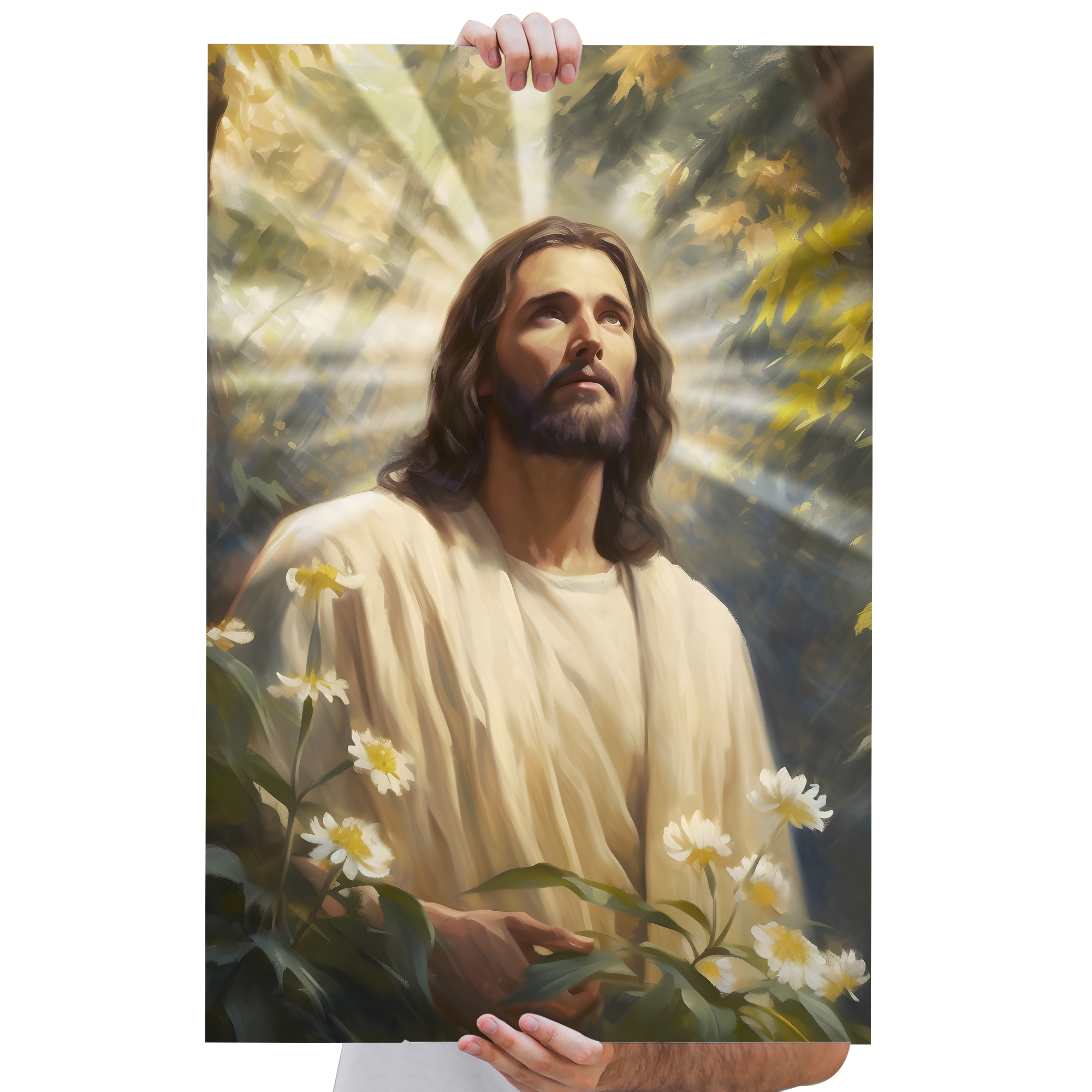Lotusprinthandmade Jesus Wall Art Painting Picture Christian God Poster ...