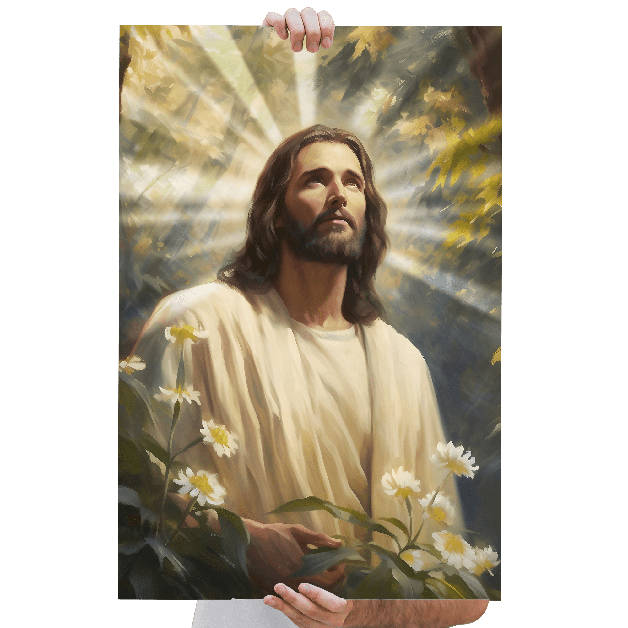 Lotusprinthandmade Jesus Wall Art Painting Picture Christian God Poster ...