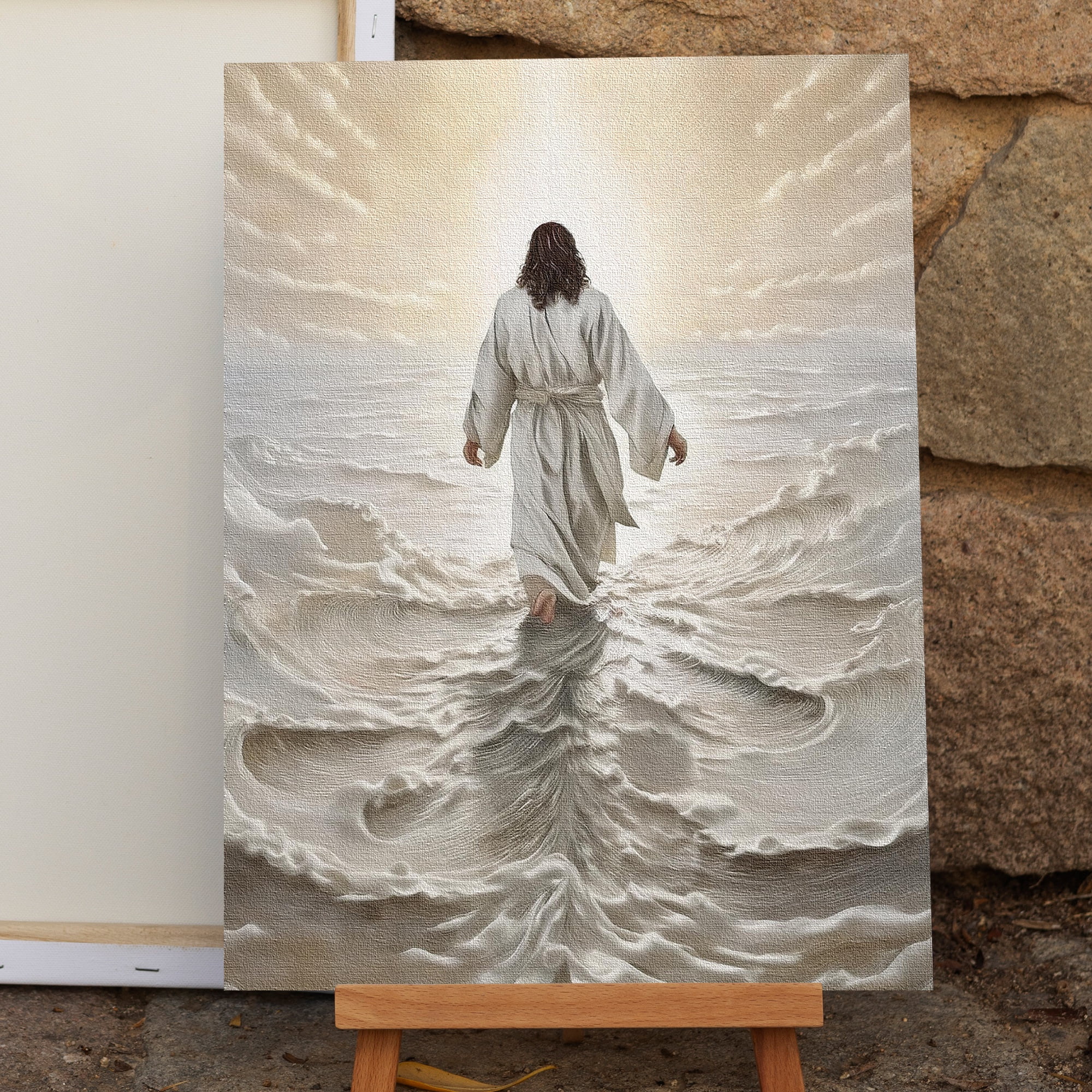 Lotusprinthandmade Jesus on Water Jesus Christian Poster 32" x 48 ...