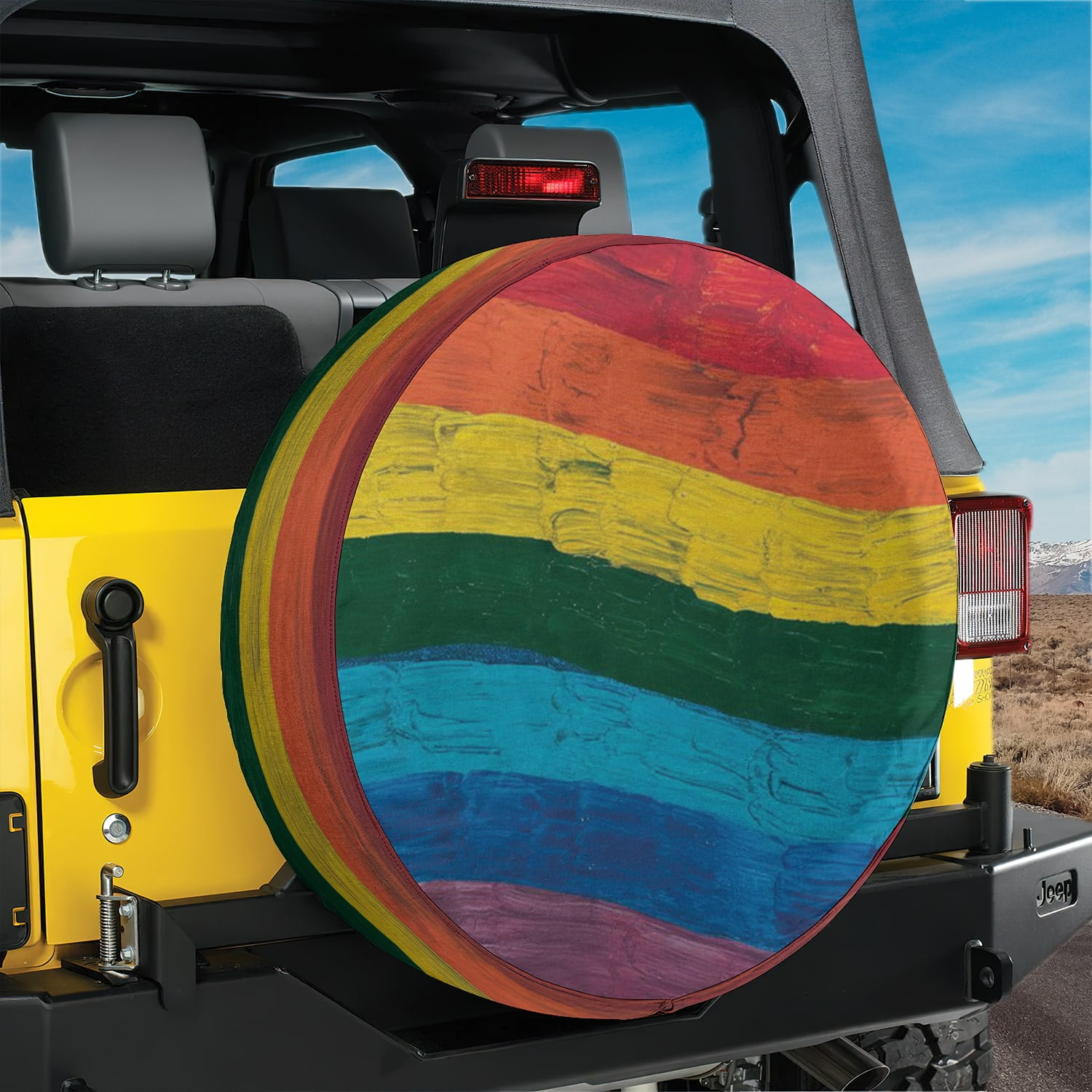 Lotusprinthandmade LGBT Spare Tire Cover Without Backup Camera Hole 6 ...