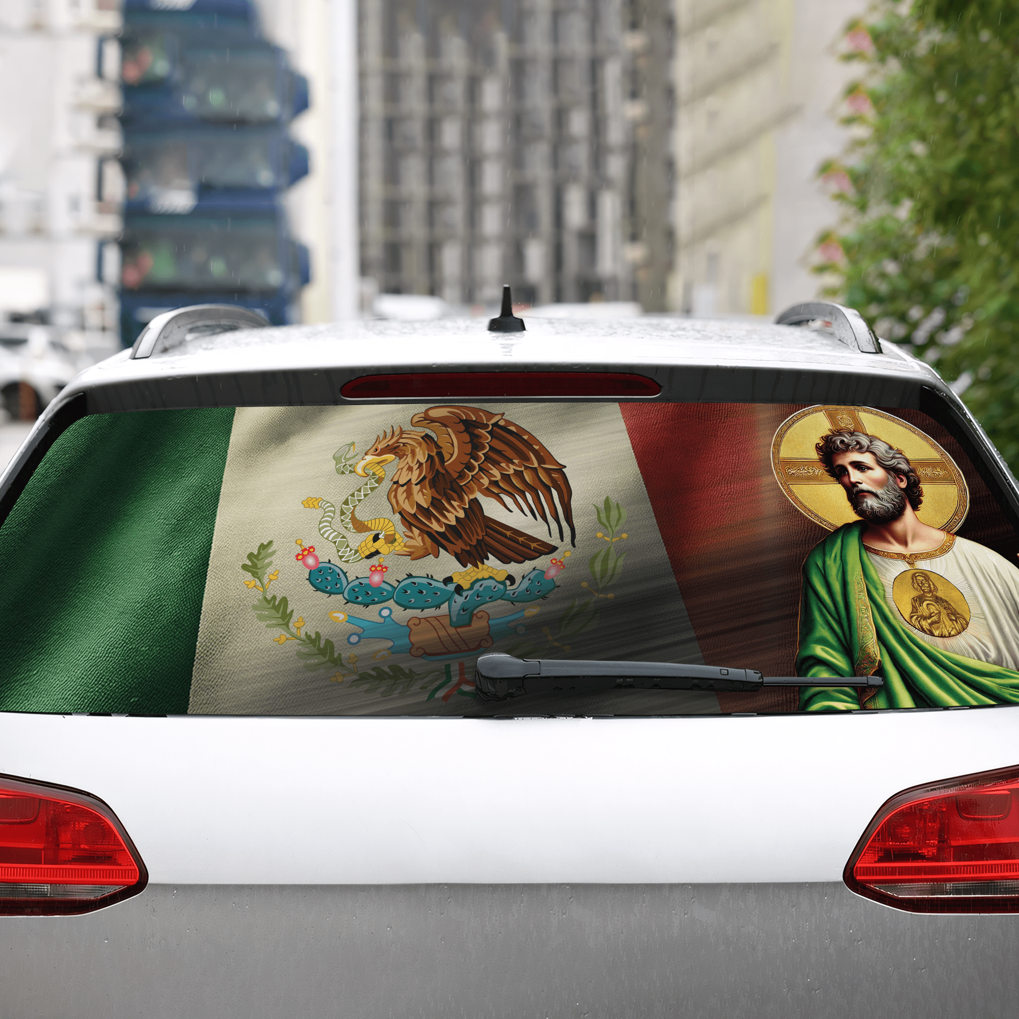 Lotusprinthandmade Mexico Mexican Eagle Rear Window Car Decal 3 Sizes ...