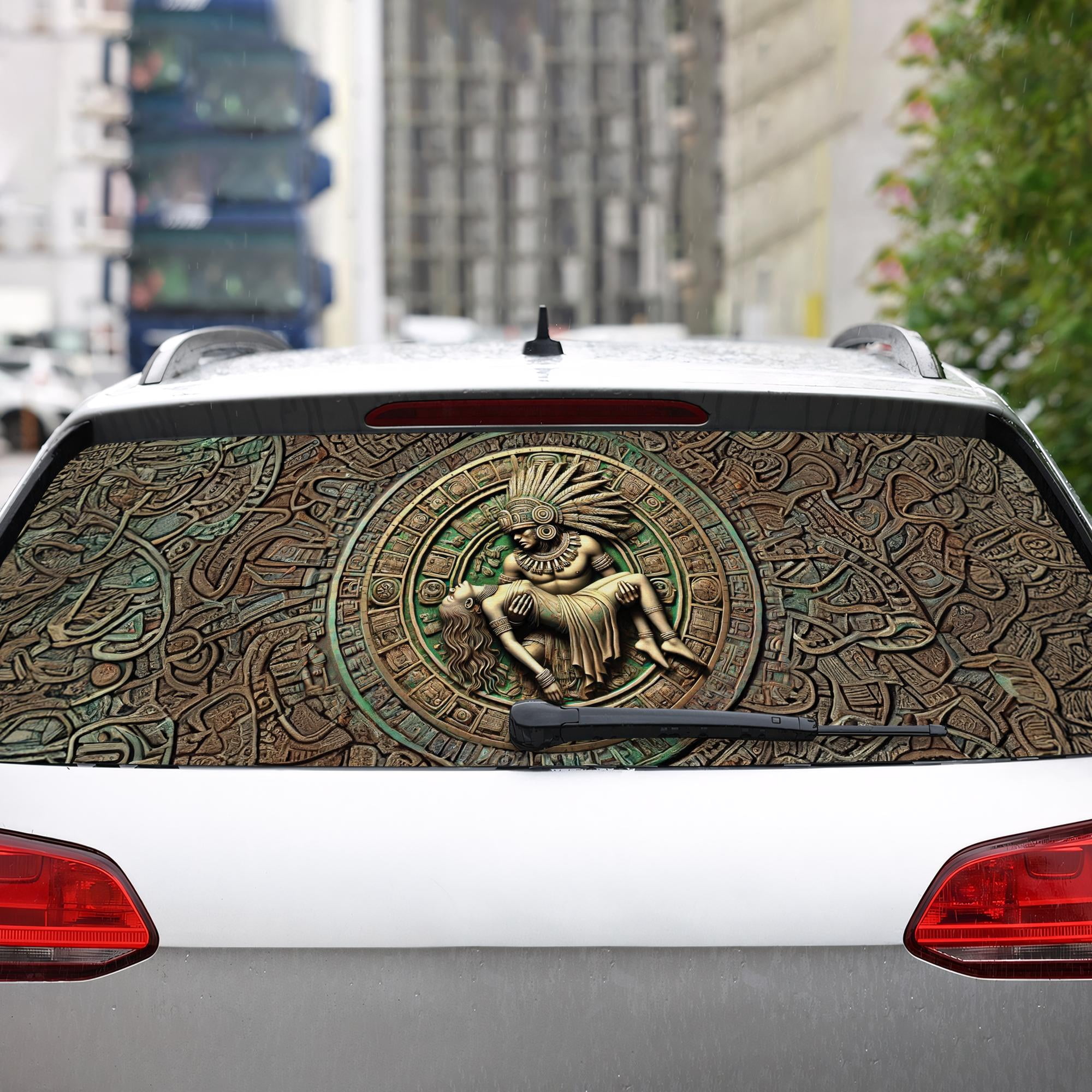 Lotusprinthandmade Mexico Mexican Eagle Rear Window Car Decal 3 Sizes ...