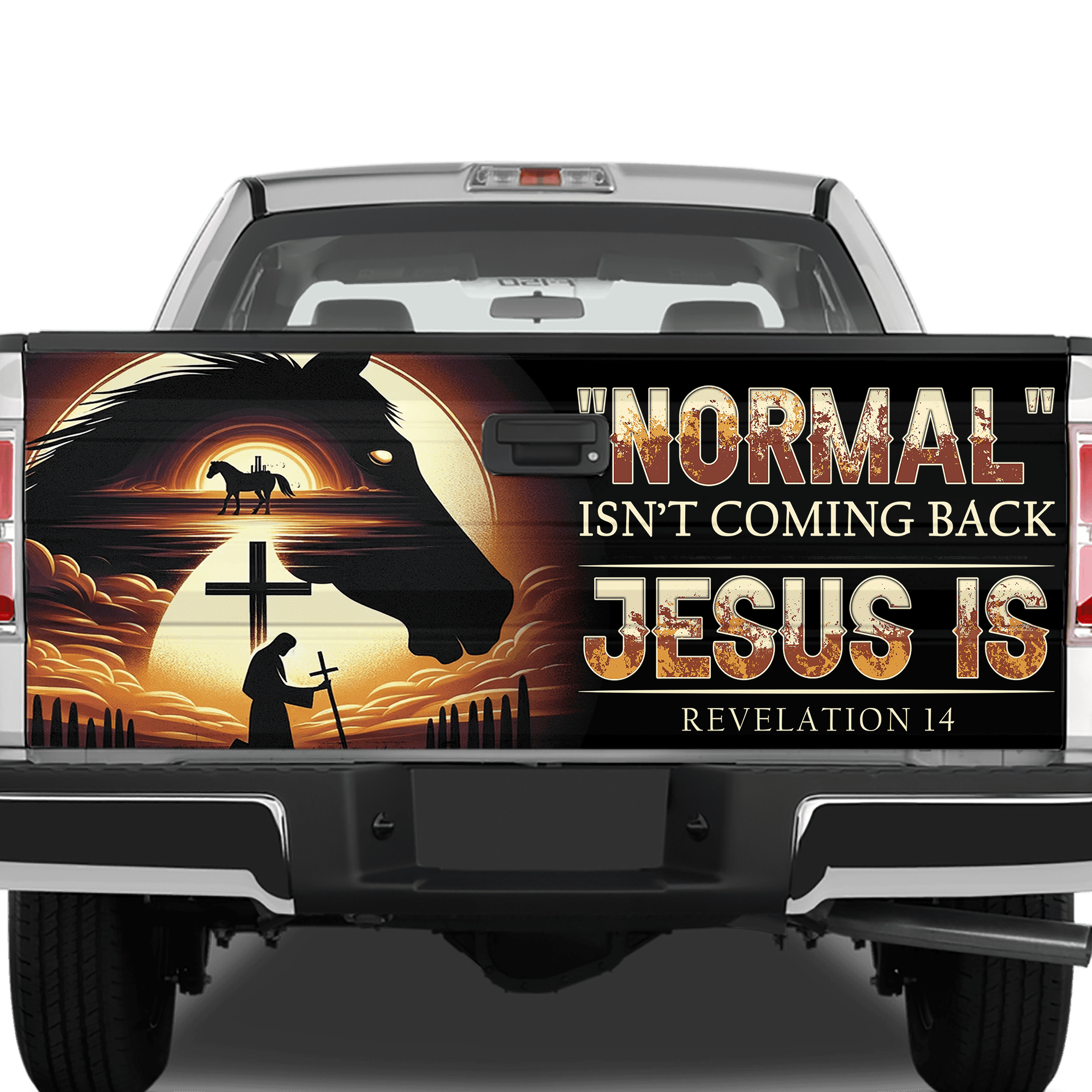 Lotusprinthandmade Normal Isn't Coming Back but Jesus is Cross ...