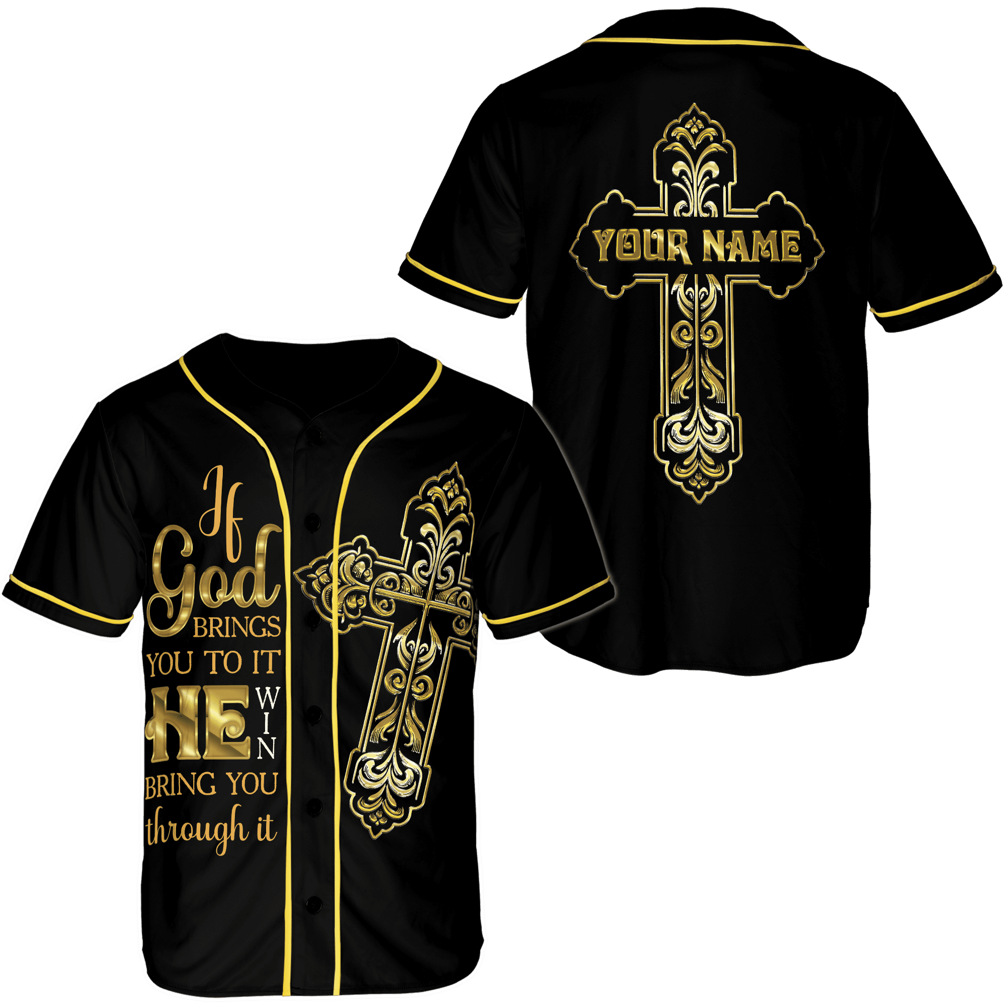 Lotusprinthandmade Personalized Jesus God Baseball Jersey Shirt XS-5XL ...