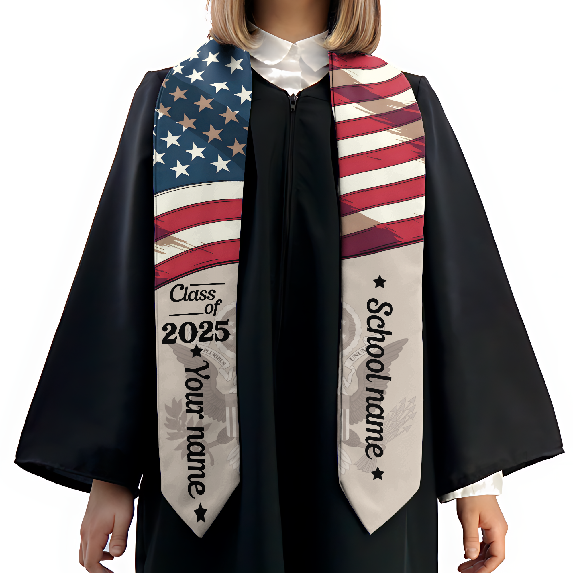 Lotusprinthandmade Personalized Teacher Graduation Stole Class of 2025 ...