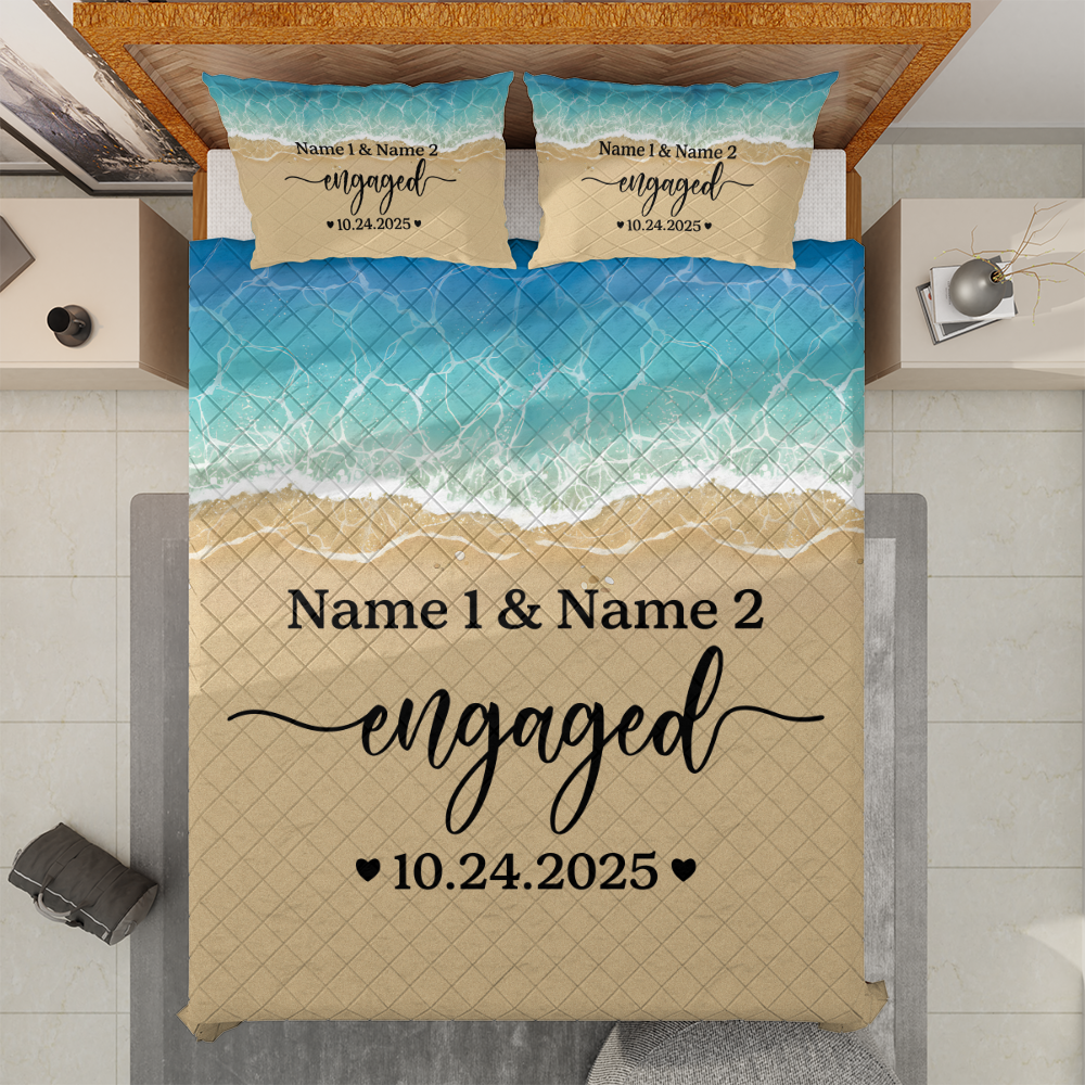 Lotusprinthandmade Personalized Valentine Beach Engaged Anniversary ...