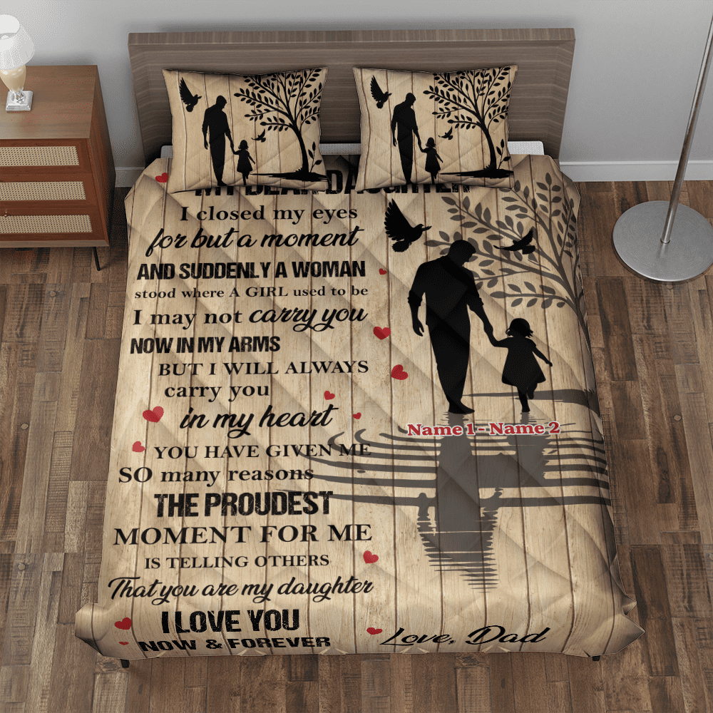 Lotusprinthandmade Personalized You Are My Daughter Quilt Bedding Set ...