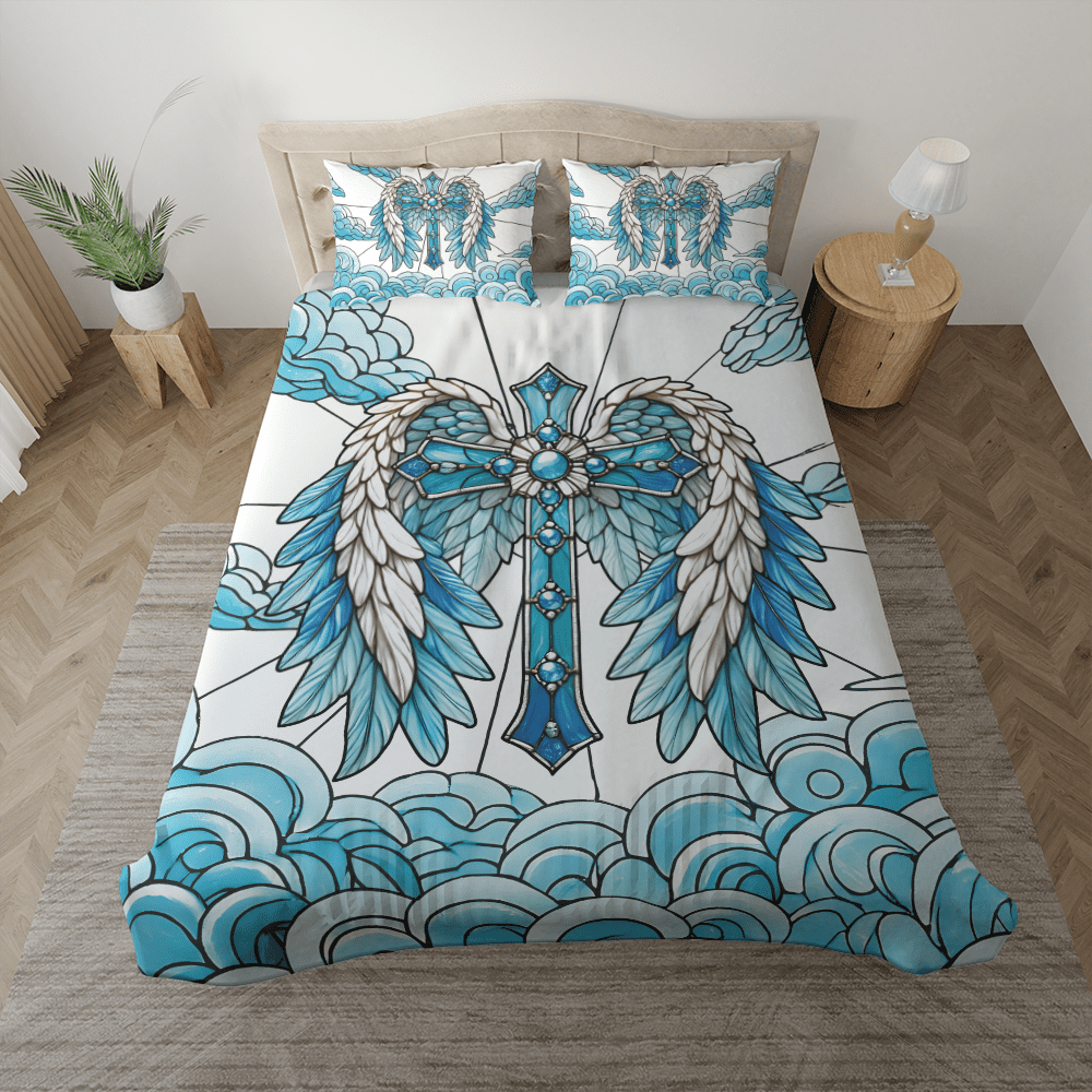 Lotusprinthandmade Religious Jesus Christian Bedding Set (Made in ...