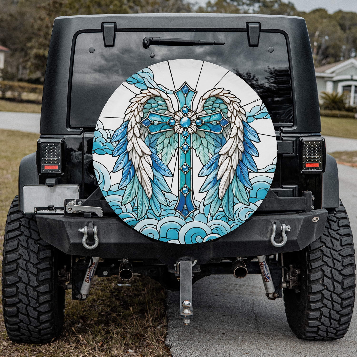 Lotusprinthandmade Religious Jesus Christian Spare Tire Cover Without ...