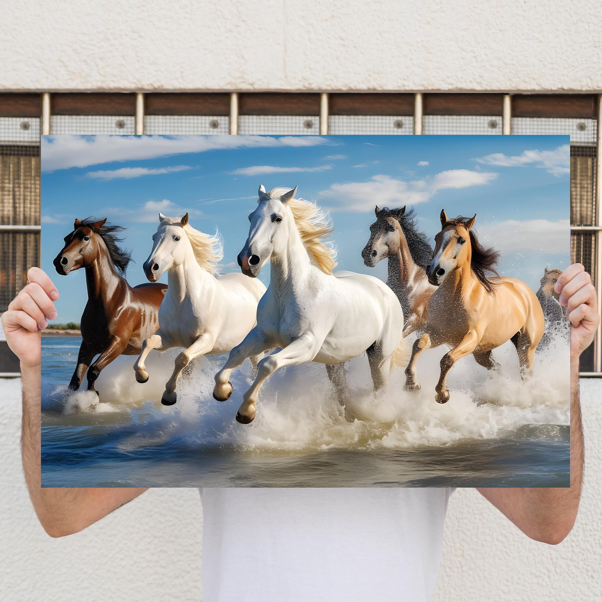 Lotusprinthandmade Running Horse Poster 24" x 36", Horse Lovers Poster ...