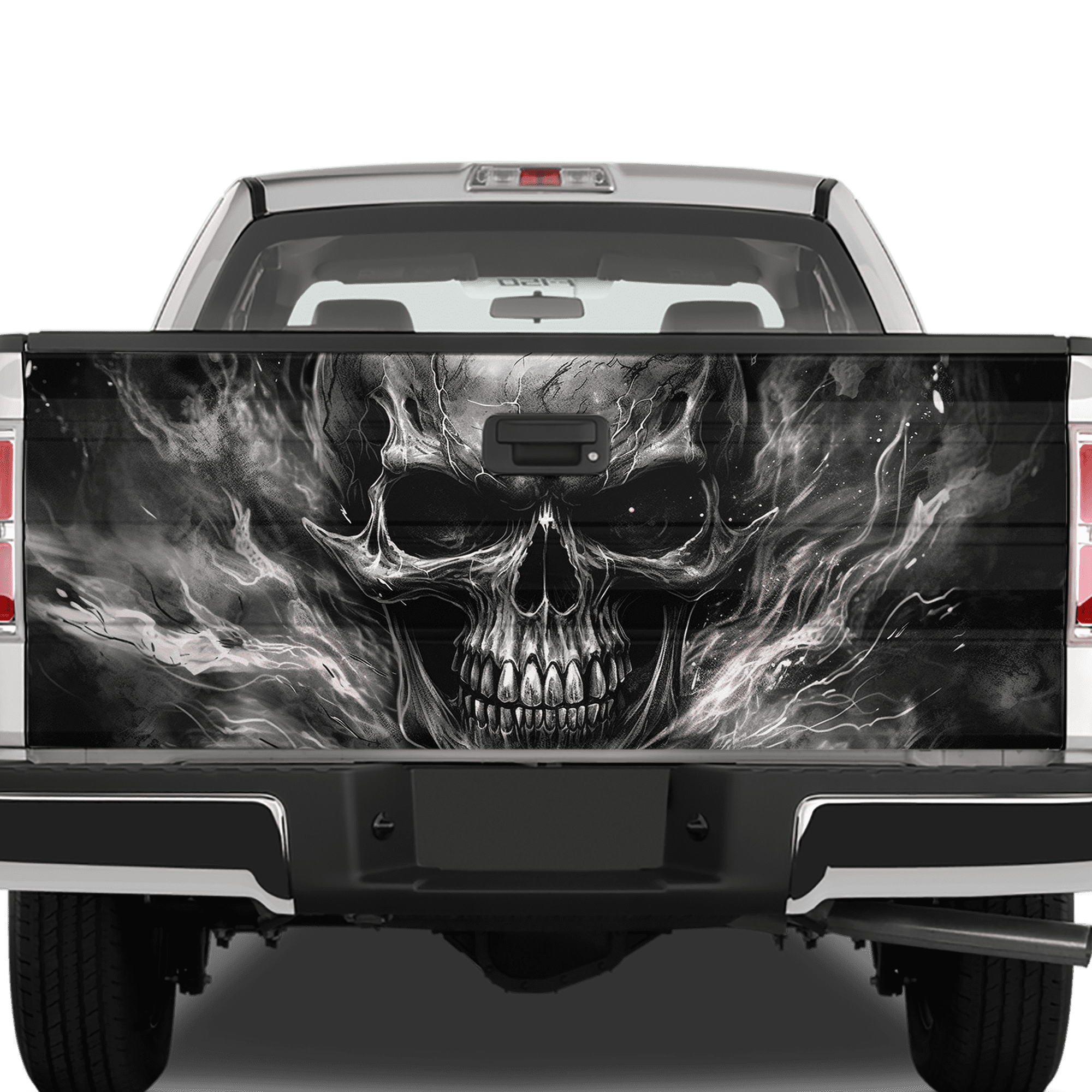 Lotusprinthandmade Skull Halloween Horror Tailgate Wrap 2 Sizes (26"x66 ...