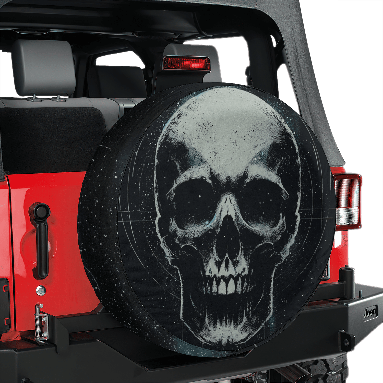 Lotusprinthandmade Skull Spare Tire Cover Without Backup Camera Hole ...