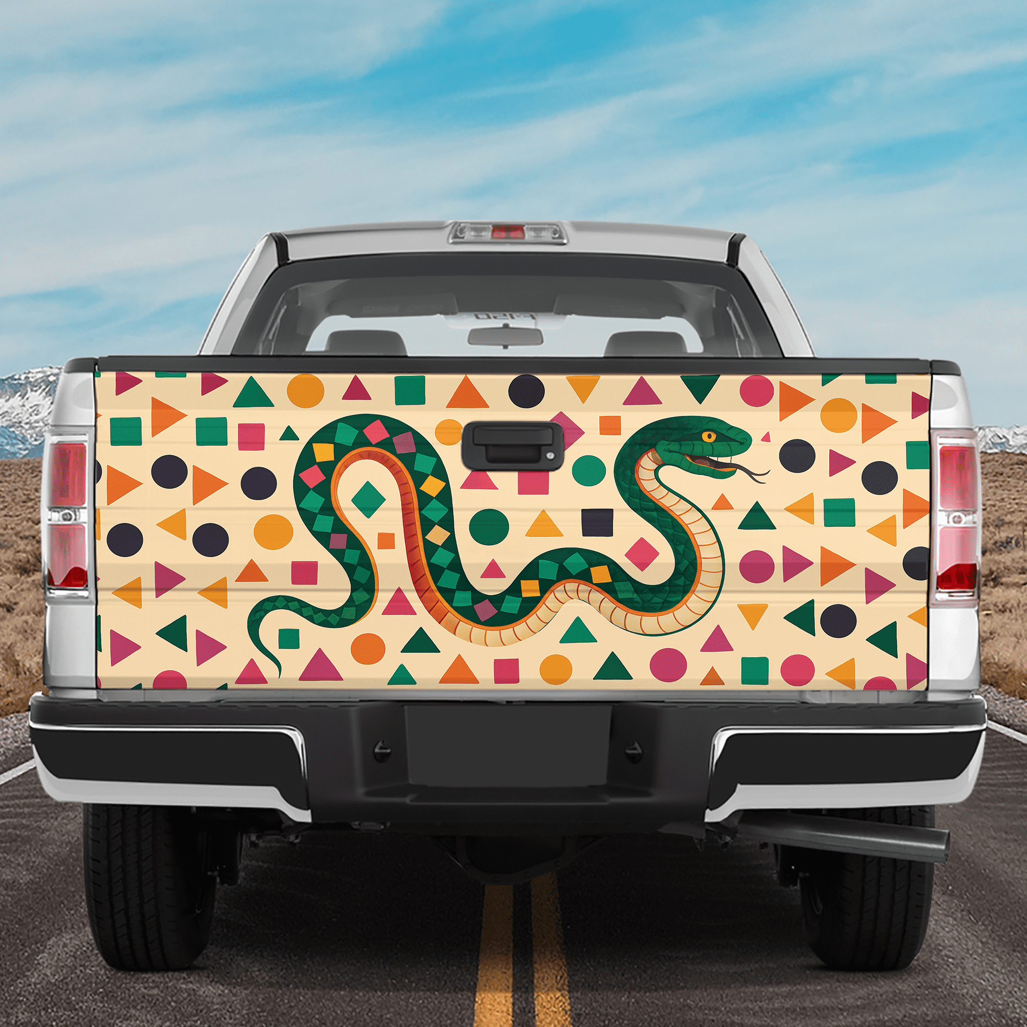 Lotusprinthandmade Snakes Art Graphic Tailgate Wrap 2 Sizes (24"x58 ...