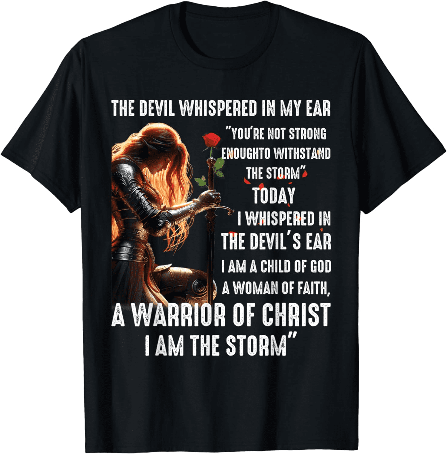 Lotusprinthandmade The Devil Whisper In My Ear A Warrior Of Christ ...