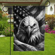 Toland Home Garden Fly In Unity Eagle Patriotic Flag Double Sided 12x18 ...